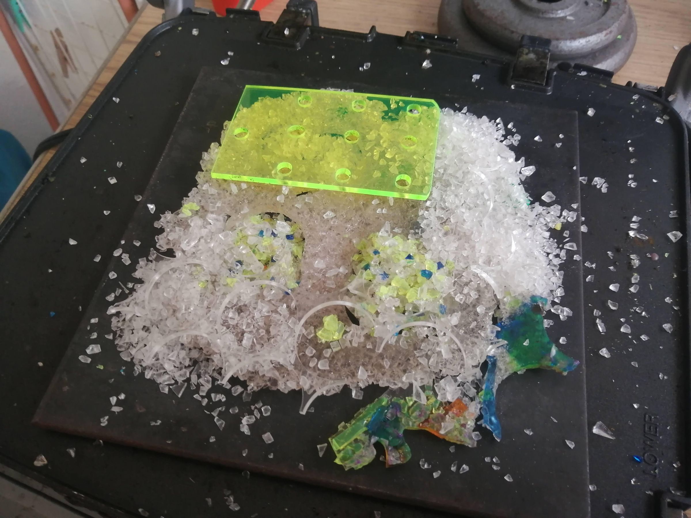Upcycle Acrylic Scraps Into New Sheets and Jewelry : 8 Steps (with ...