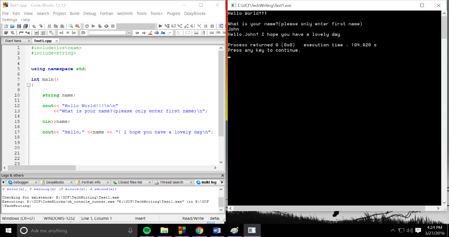 How to Download Code Blocks and Write a Hello World Program in C++ : 50 ...