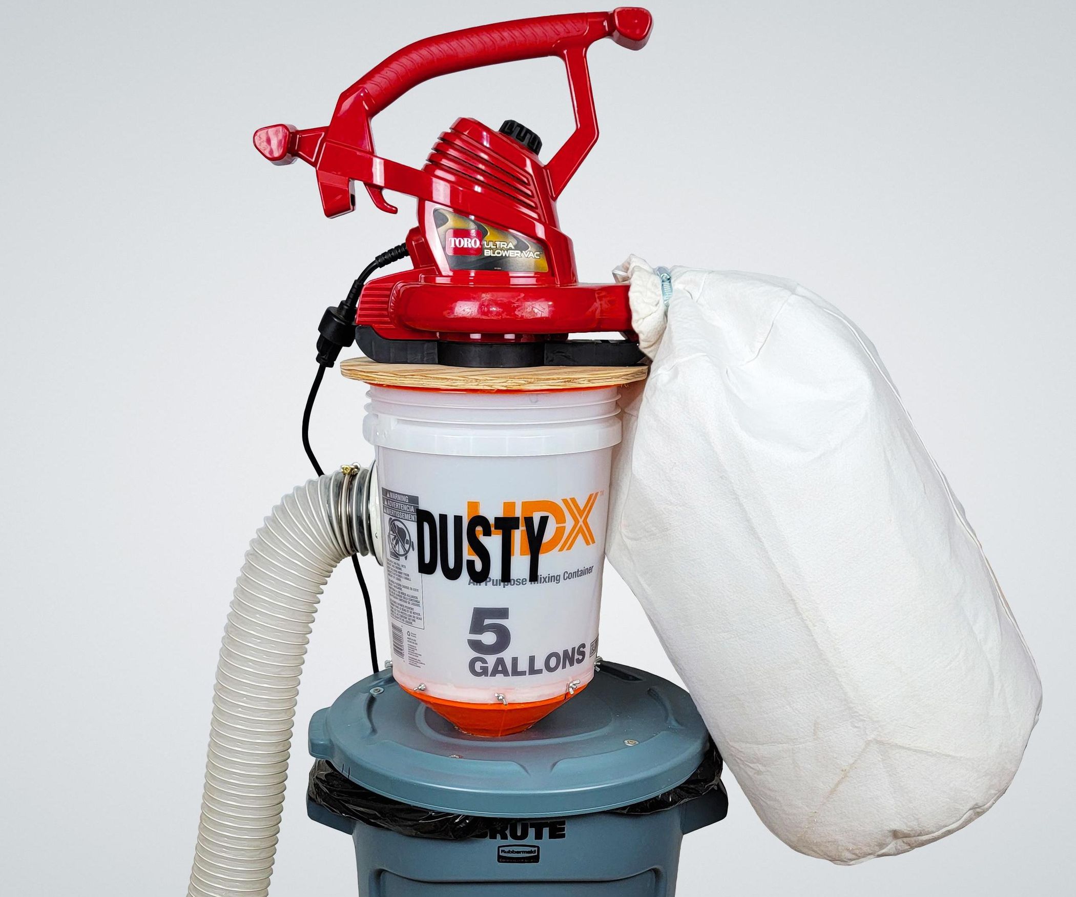 Dust Collector Made From a Leaf Vacuum : 12 Steps (with Pictures ...