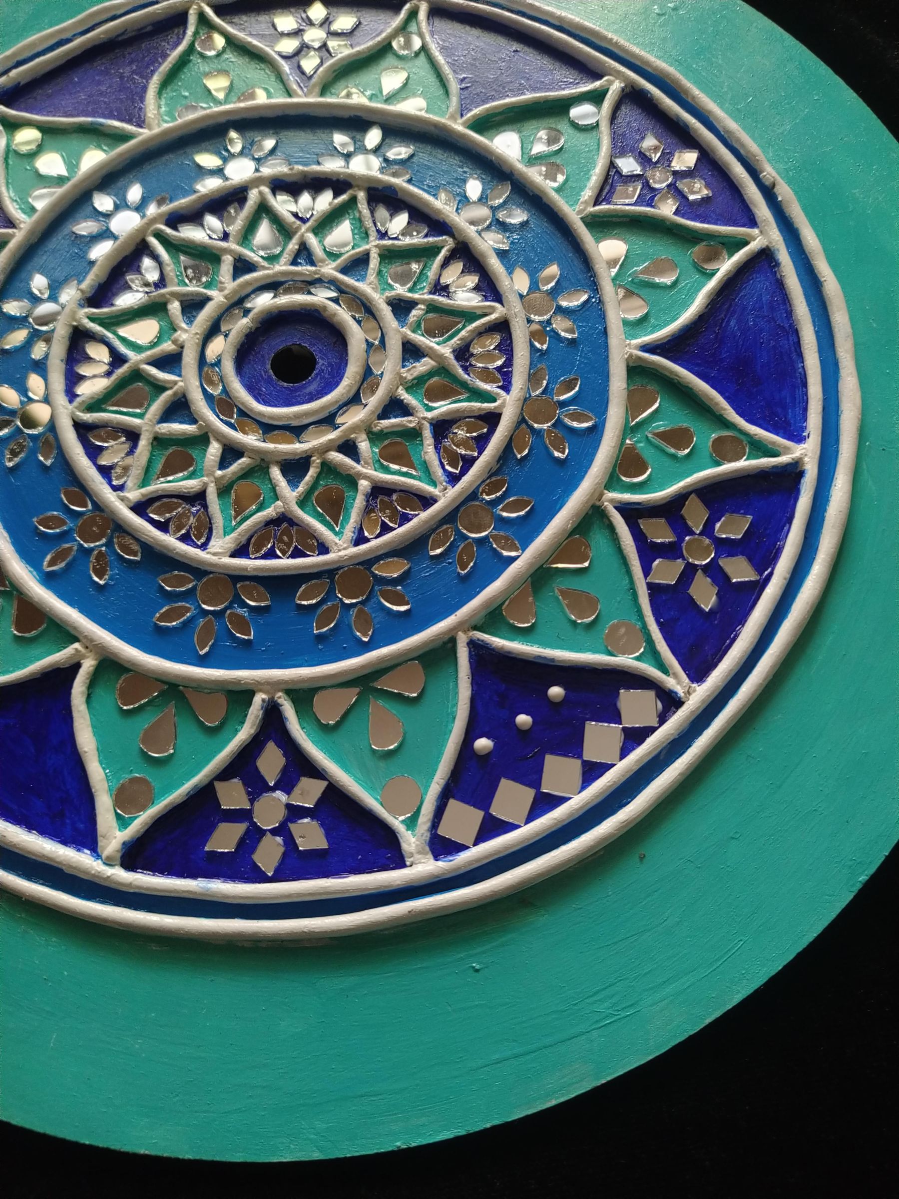 Blue Lippan Art Wall Clock : 24 Steps (with Pictures) - Instructables