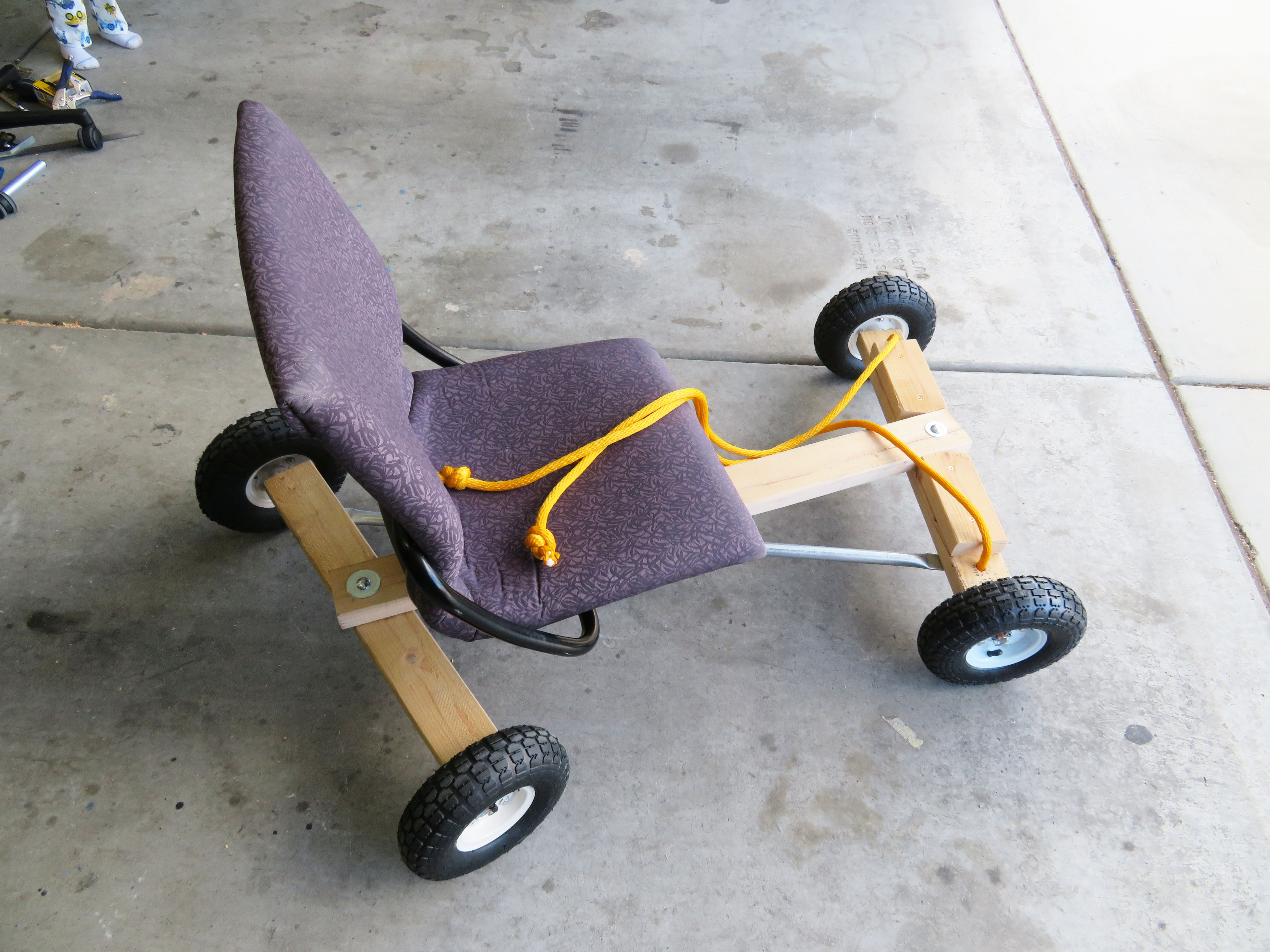 Office Chair Racer With Articulated Steering : 13 Steps (with Pictures ...