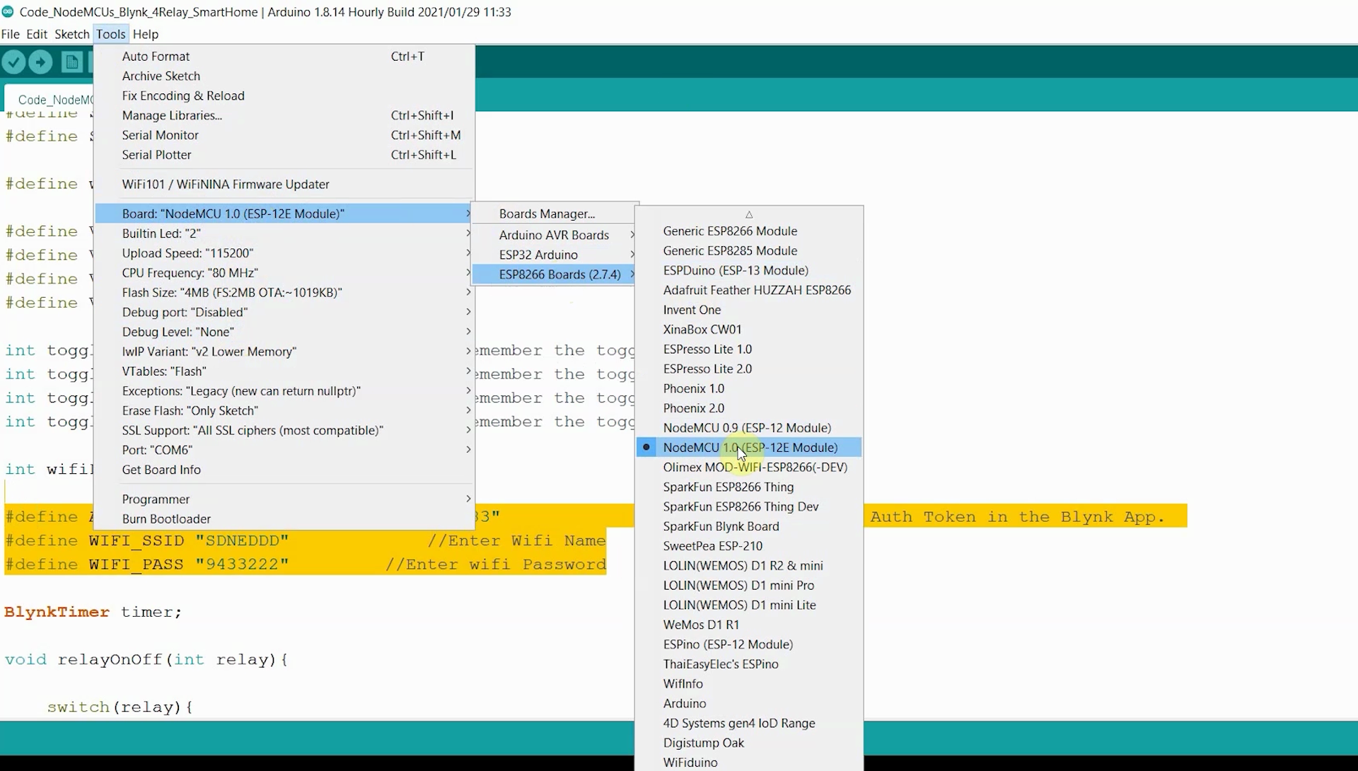 Smart Home With Multiple NodeMCU ESP8266 Network With Blynk : 15 Steps ...