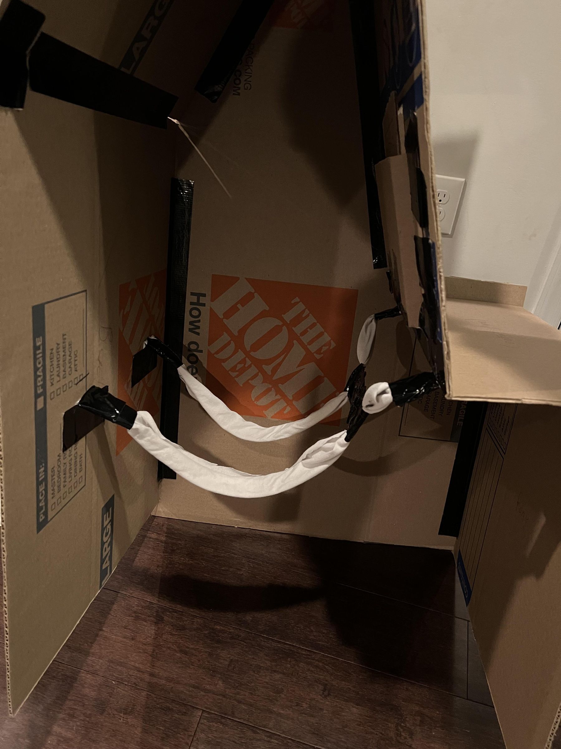 DIY Glowing Arcade Halloween Cardboard Costume : 11 Steps (with ...