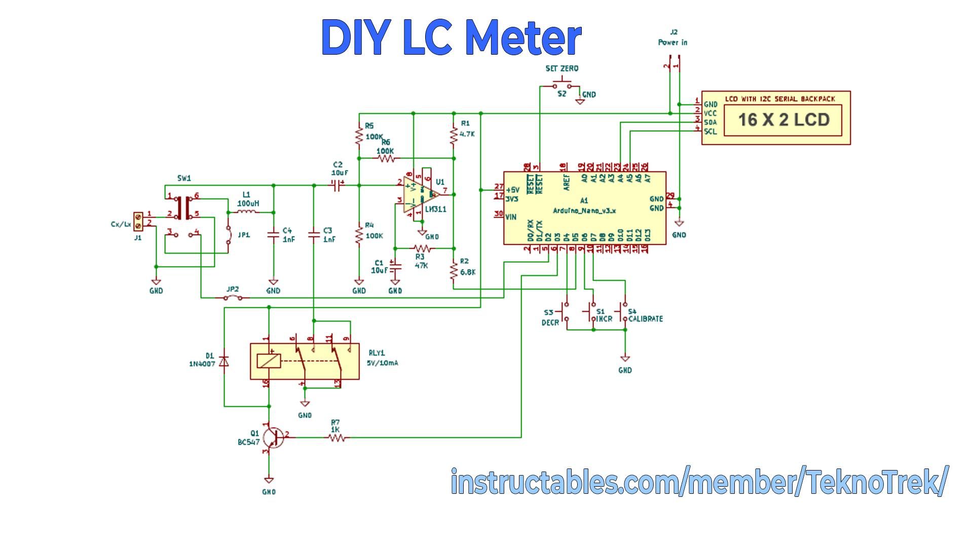 DIY Arduino LC Meter: Easy Inductance and Capacitance Measurement : 5 ...