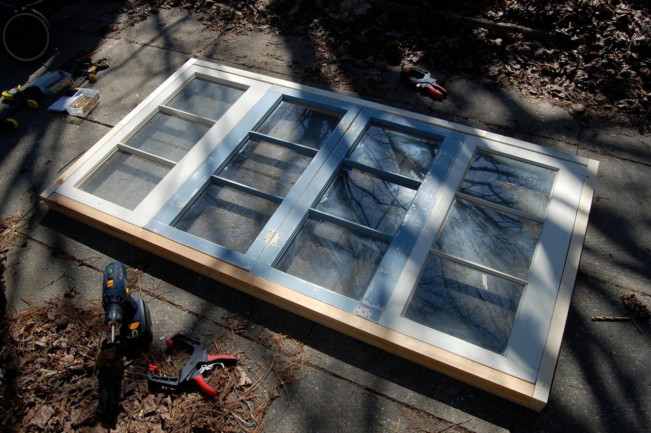 Build a Cold Frame Using Old Windows : 12 Steps (with Pictures ...
