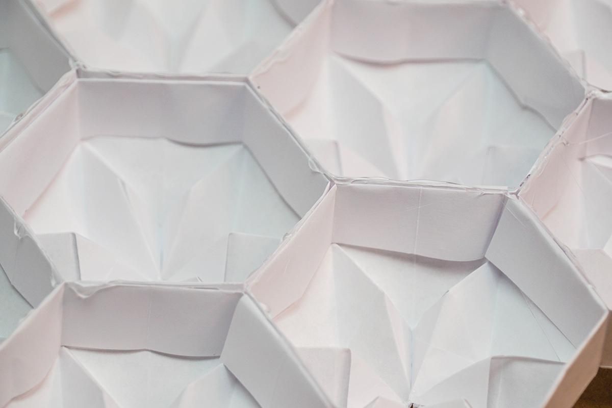 DIY Origami Hexagon Wall Decor | Paper-Folding Art Project : 11 Steps ...