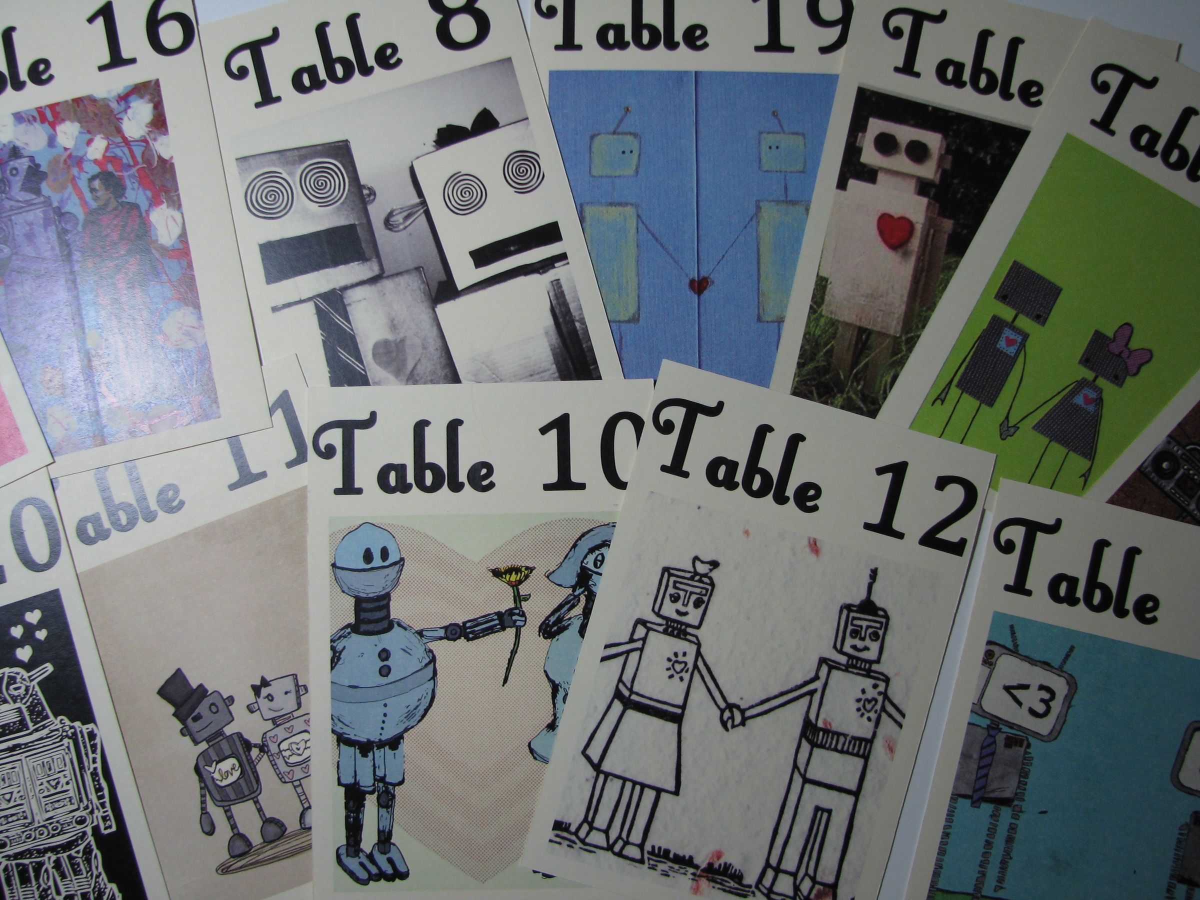 Table Number Cards : 5 Steps - Instructables