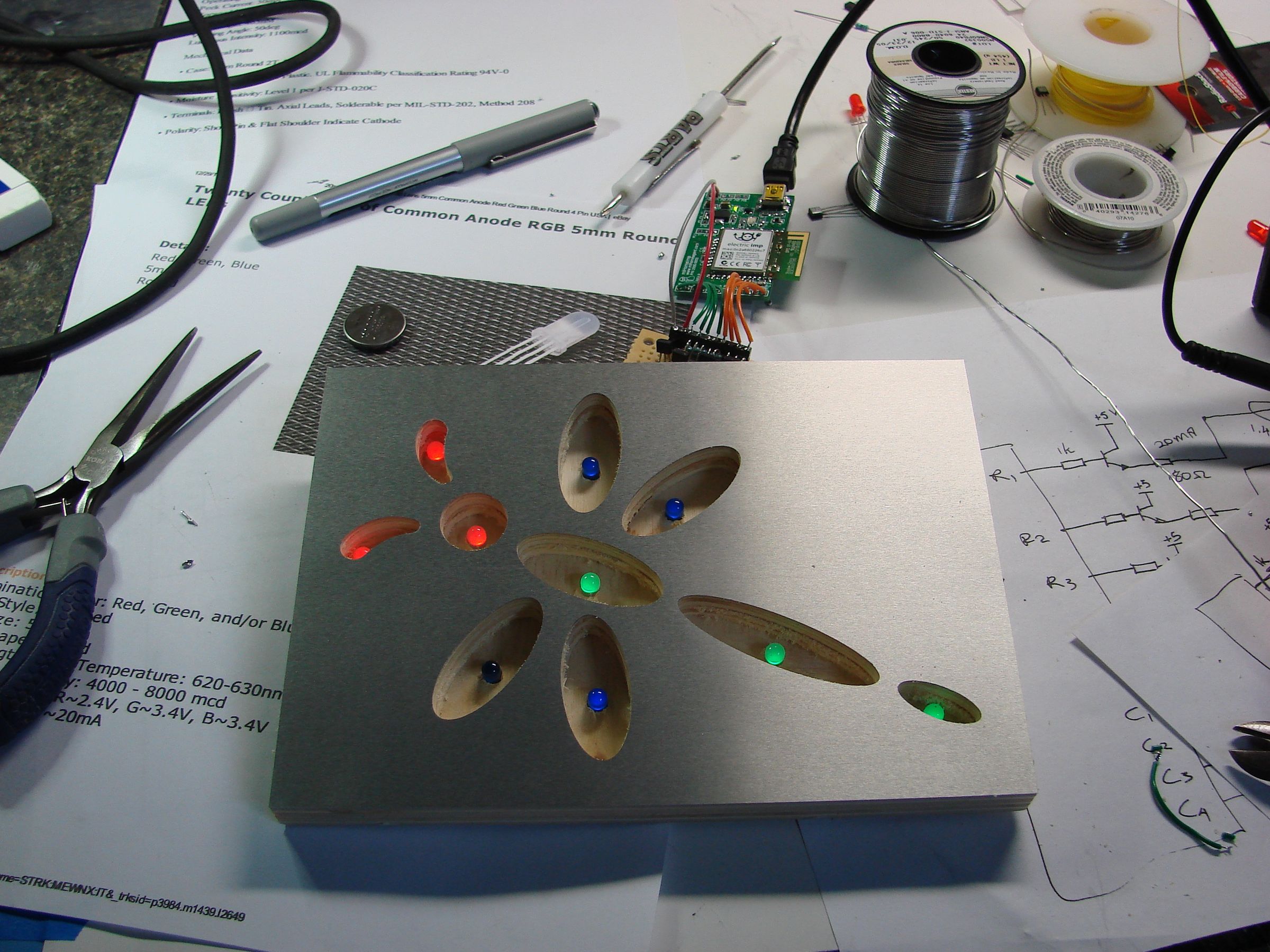 Electric Imp WiFi Progress Display : 12 Steps (with Pictures ...