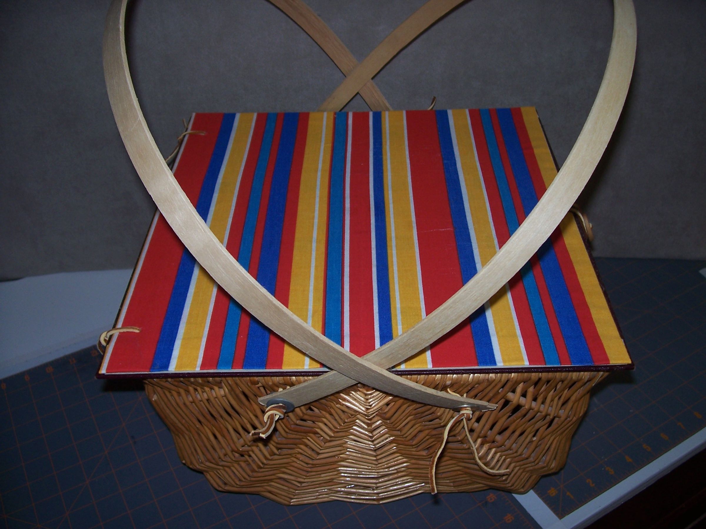 Create a Rustic Picnic Basket With Liner : 6 Steps (with Pictures ...