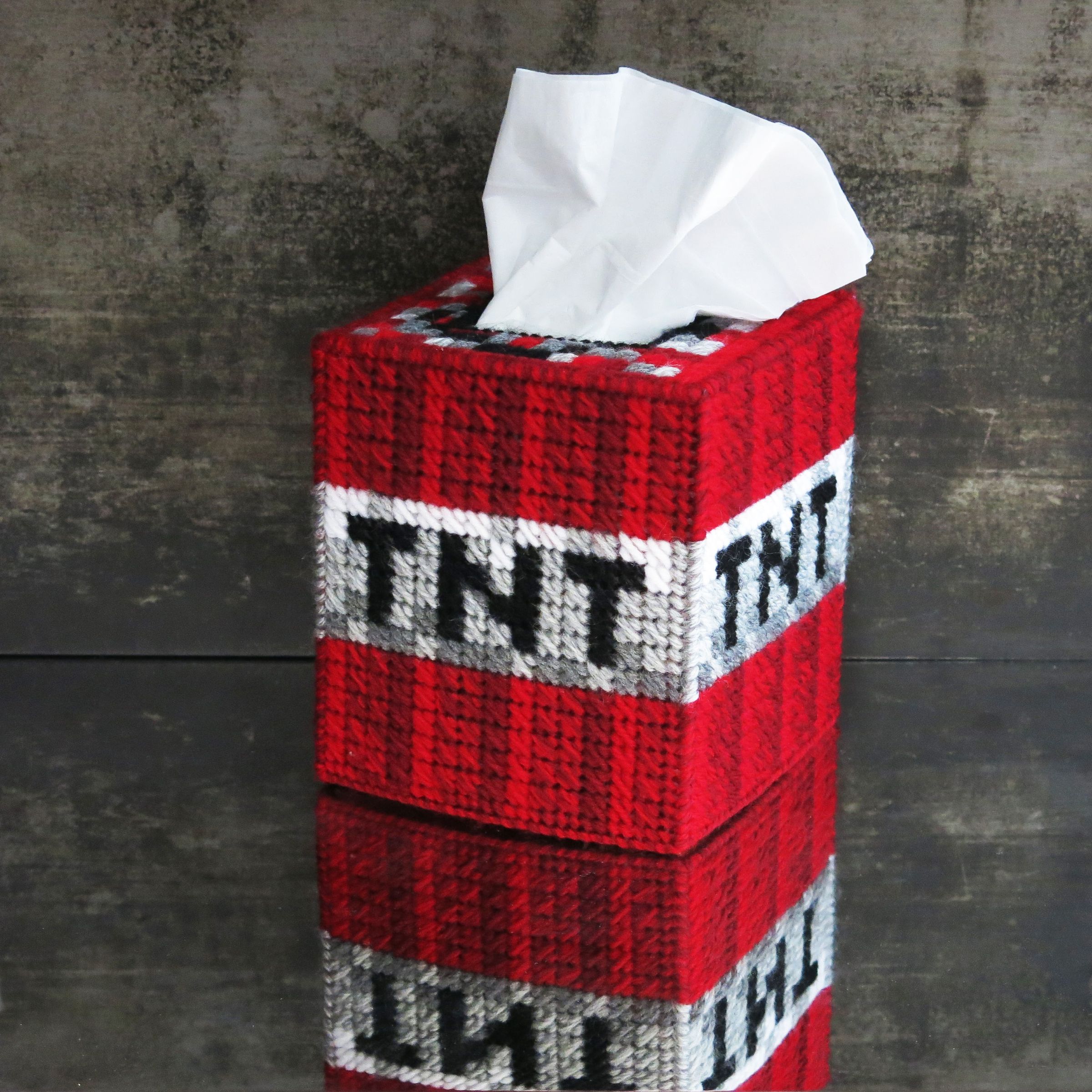Minecraft TNT Tissue Box Cover : 10 Steps (with Pictures) - Instructables