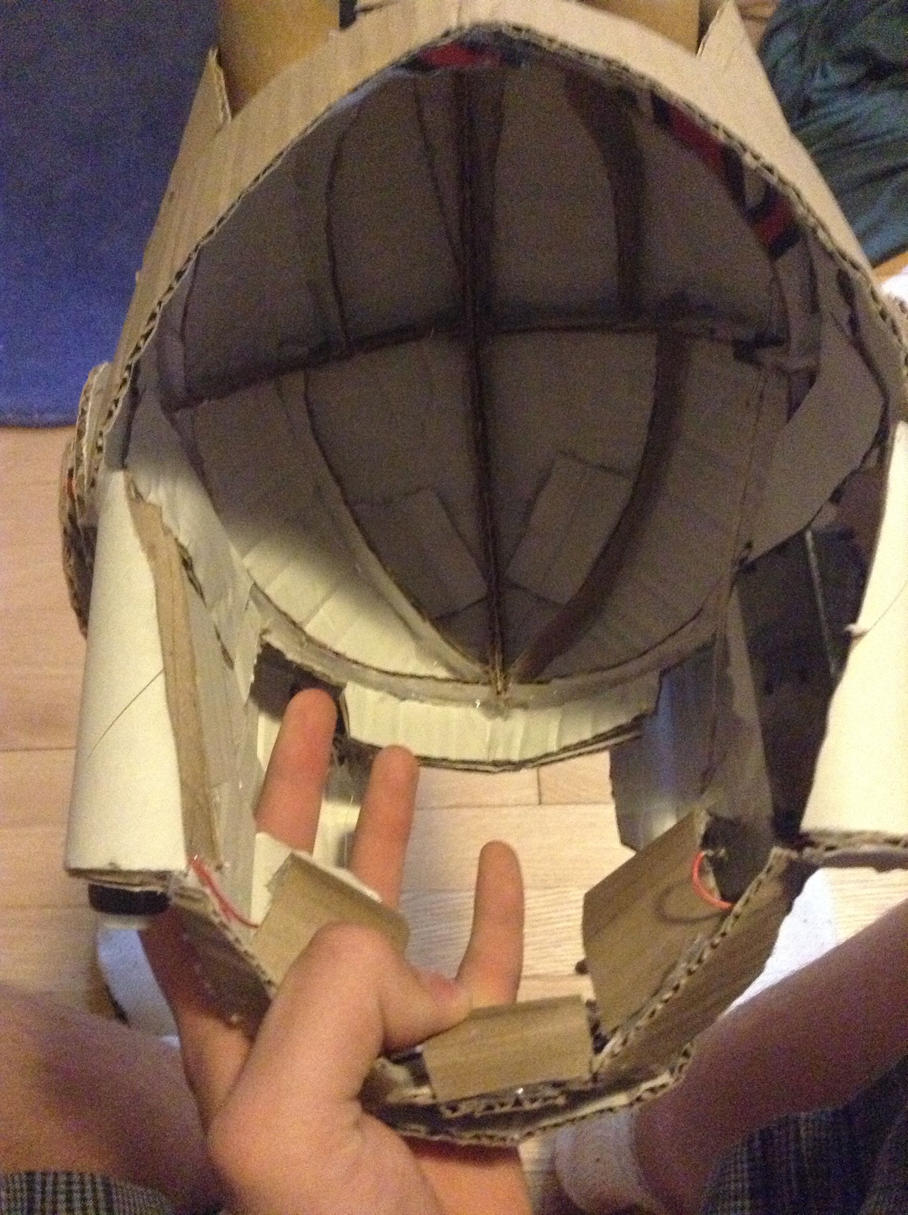 Cardboard Helmet With Flip Down Visor - Instructables