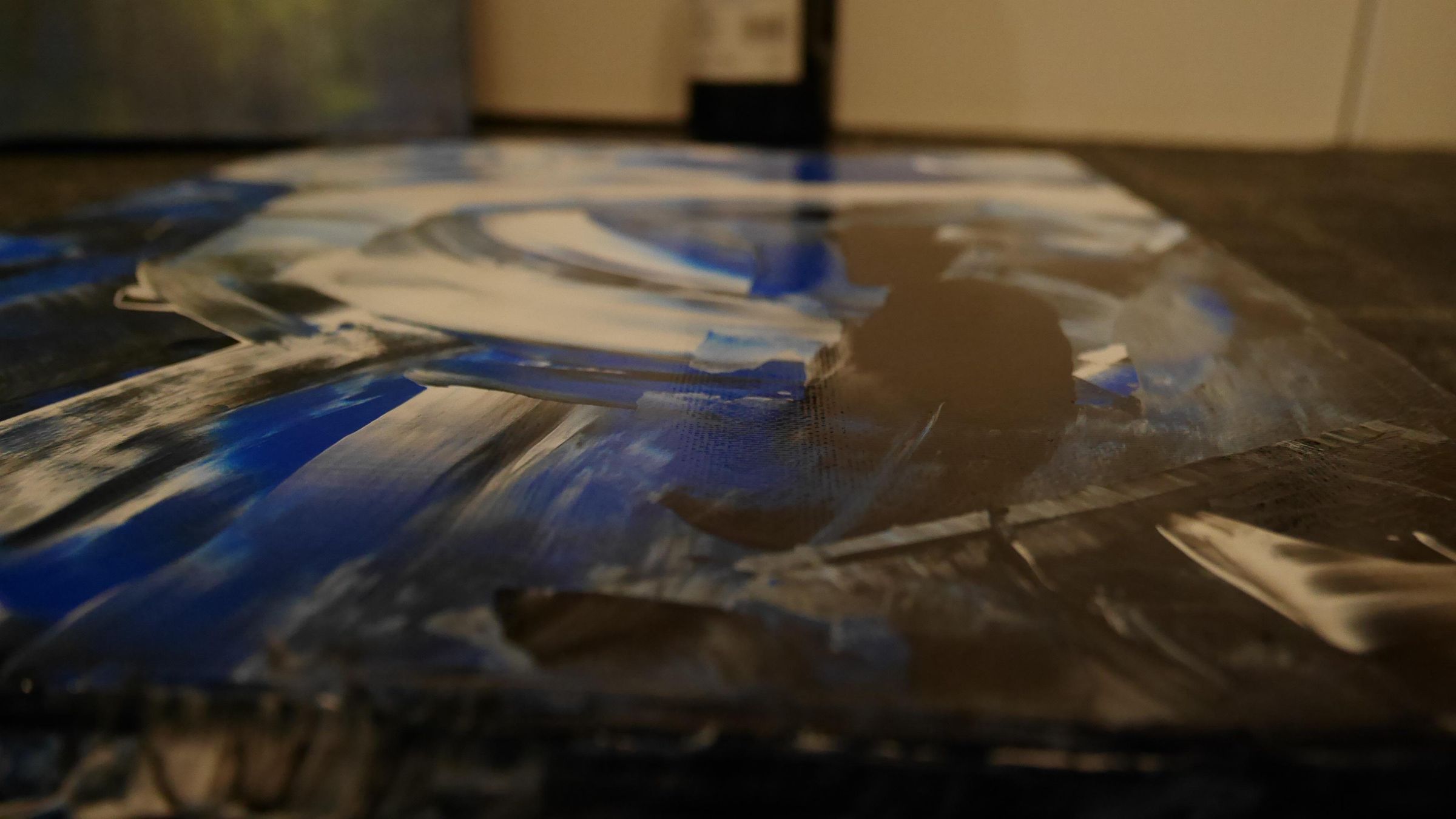 ''Scraped'' Painting -Abstract Art Painting : 4 Steps - Instructables