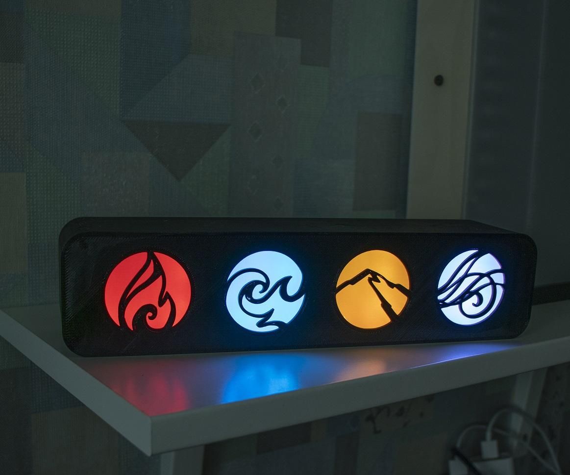 The Decorative Light of Four Elements : 8 Steps (with Pictures ...