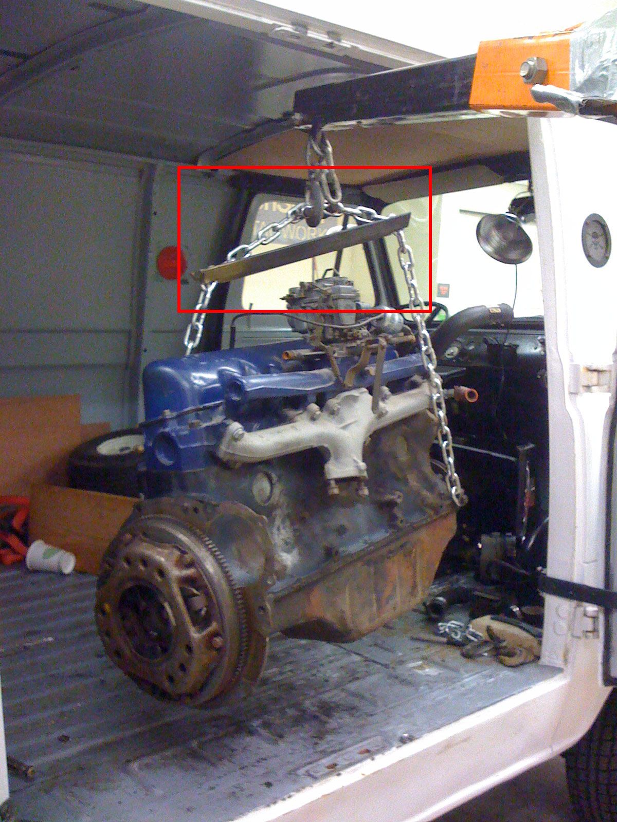 Pulling the Engine From a 1960's Ford Econoline Van : 14 Steps (with ...