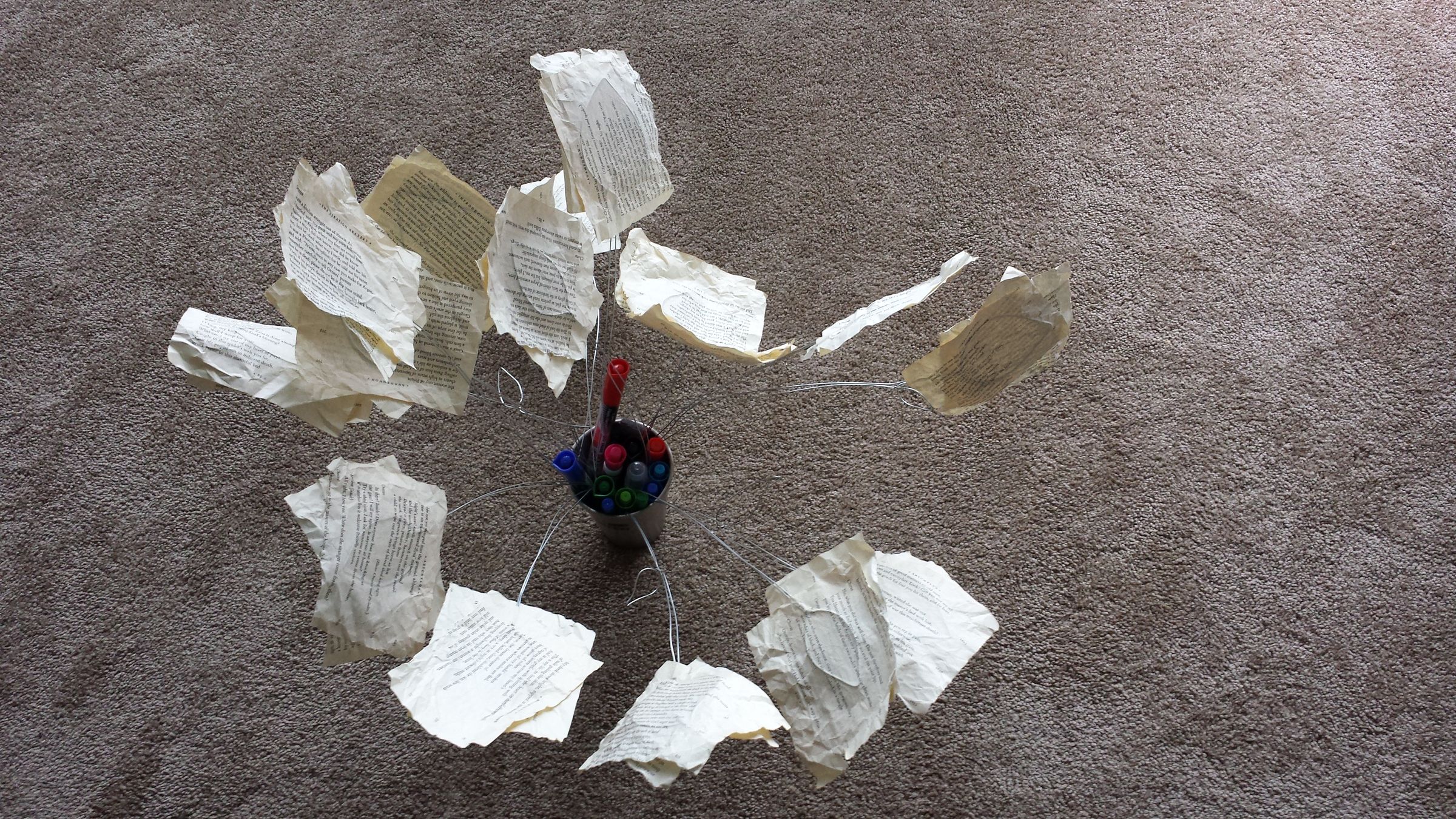 Light-up Literary Flower : 7 Steps - Instructables