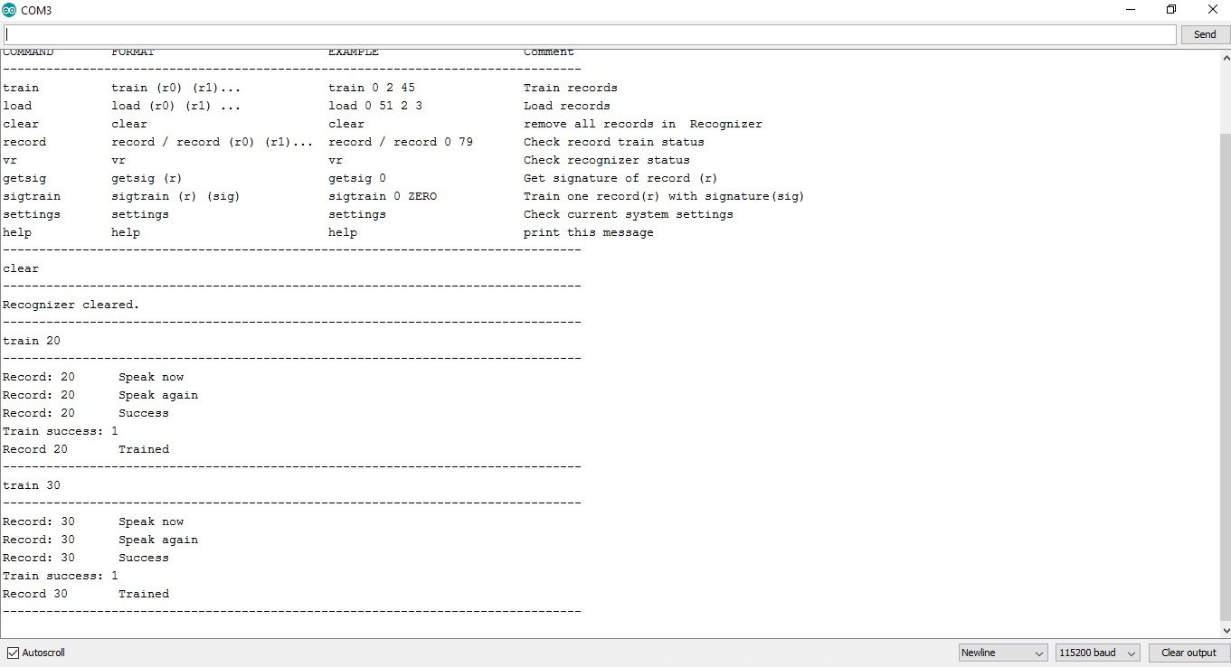 Introduction to Voice Recognition With Elechouse V3 and Arduino. : 4 ...