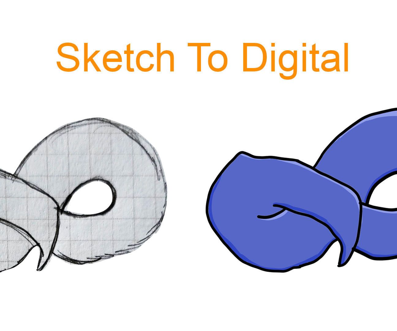How to Convert a Sketch Into a Digital Drawing Using Photoshop : 7 ...