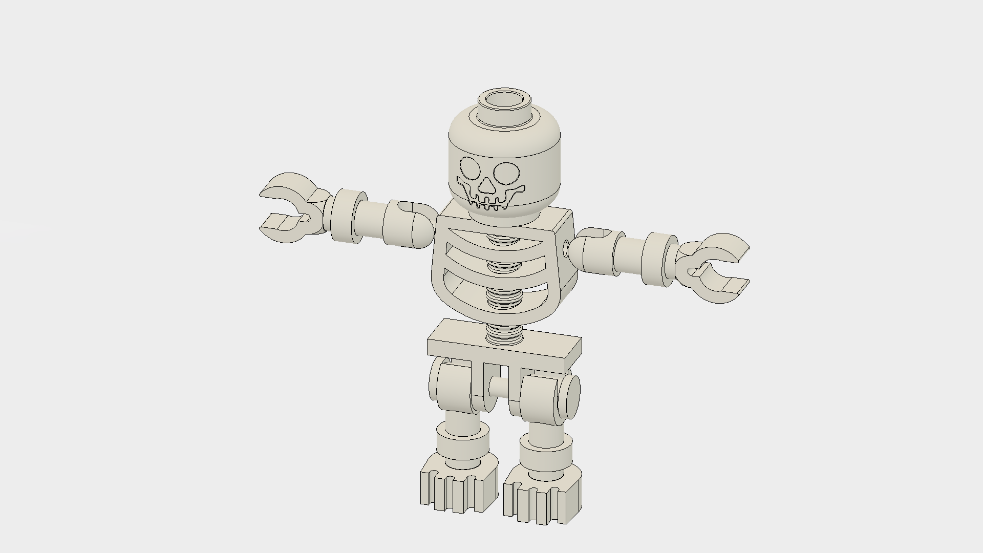 Giant Skeleton Minifig (10X Scale!) : 3 Steps (with Pictures ...