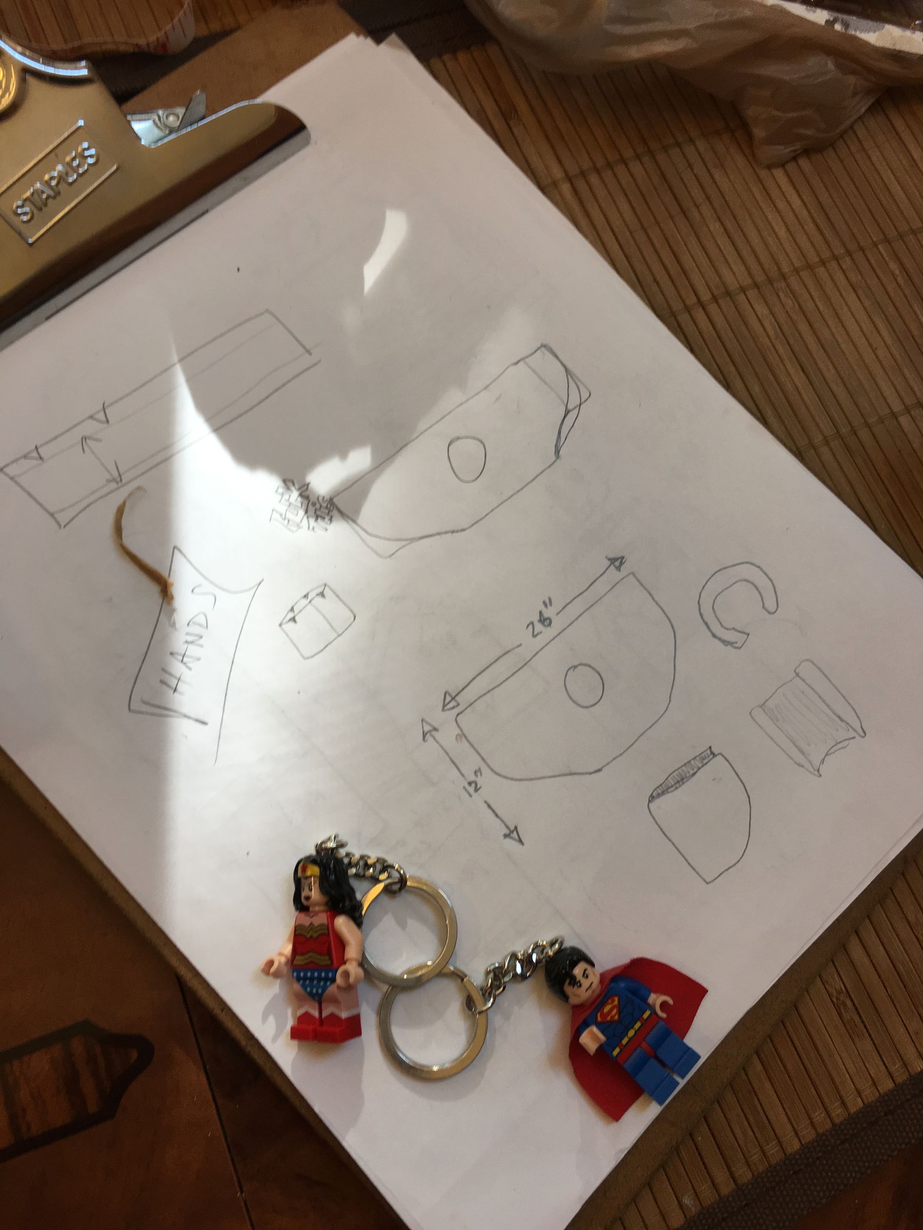Wonder Woman Lego Drawing