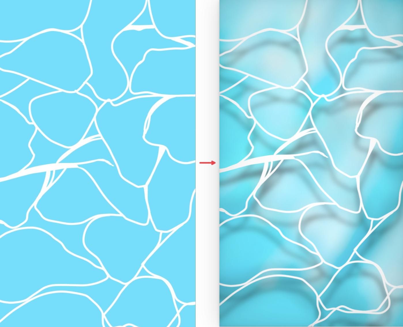 How to Easily Draw Semi-Realistic Water With Digital Art! : 5 Steps ...