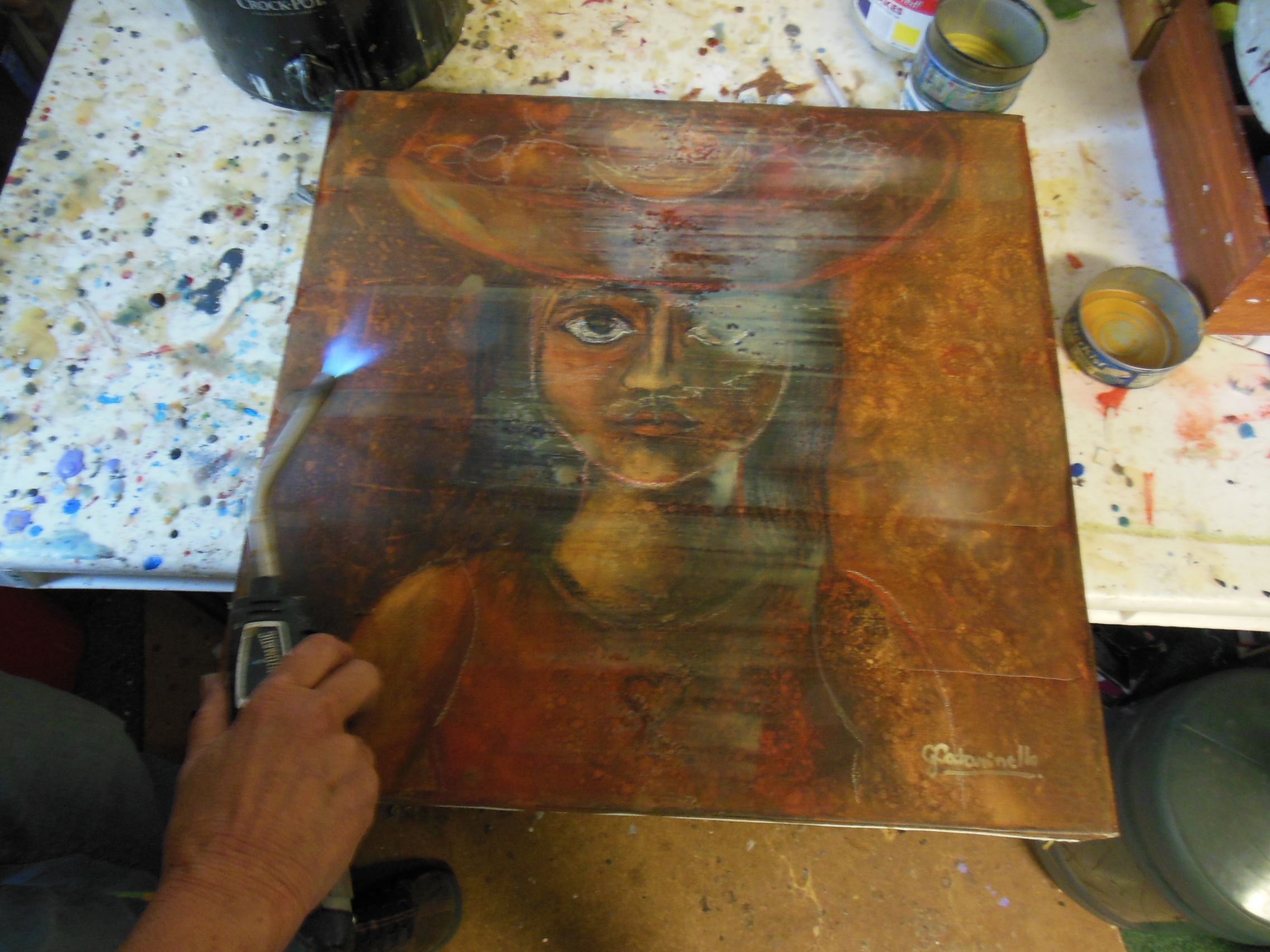 Beeswax Painting Aka Encaustic Painting : 46 Steps (with Pictures ...