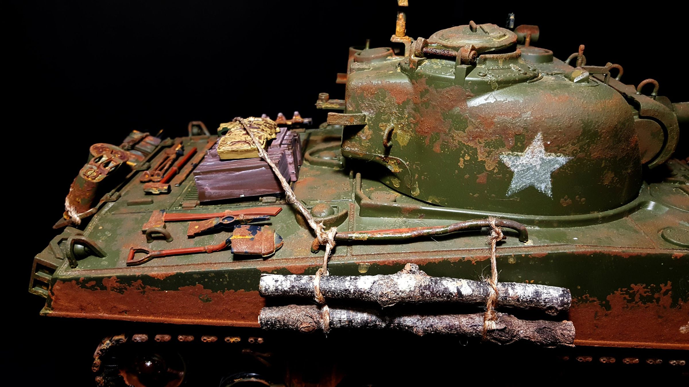 Weathering Sherman Rc Tank : 3 Steps - Instructables