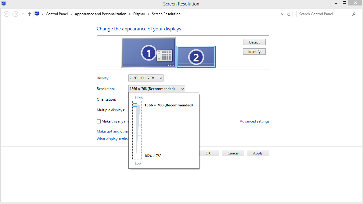 Setting Up a Dual Monitor Display in Windows 8.1 : 8 Steps - Instructables