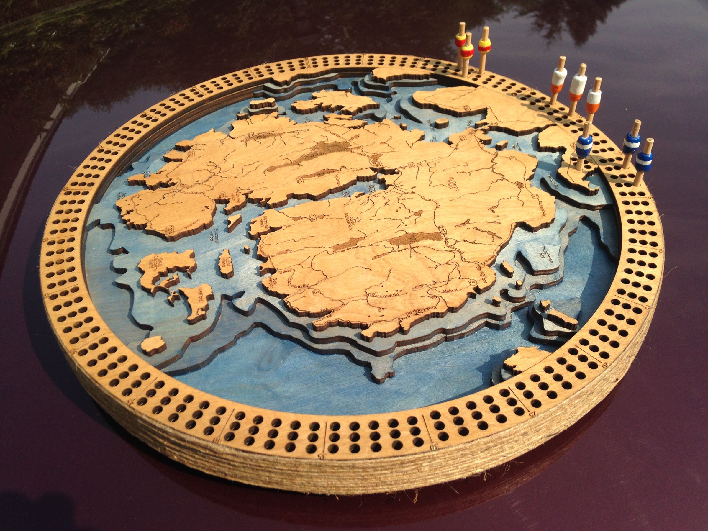 Creating Custom 3D Cribbage Boards With a Laser Cutter! : 5 Steps (with ...