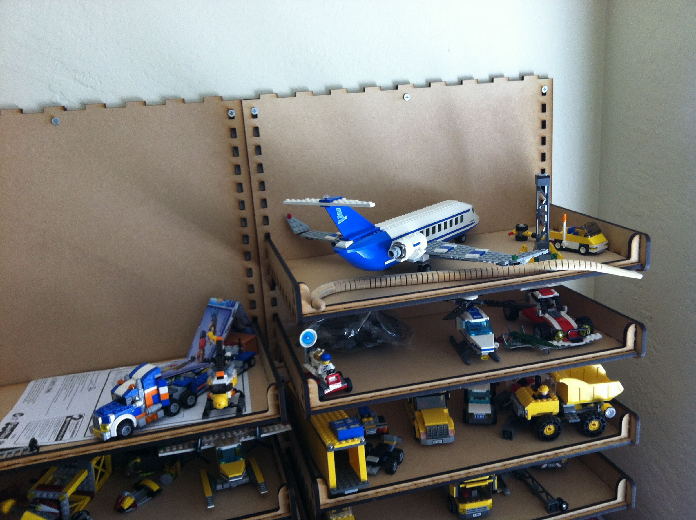 Updated - Lightweight Shelves for Legos - Cut With the Laser Engraver ...