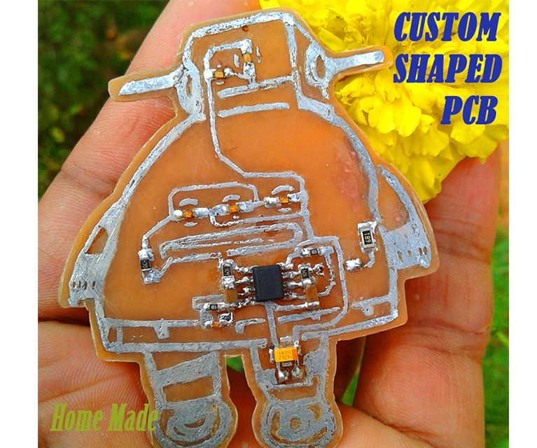 Custom Shaped PCB (Instructable Robot) : 18 Steps (with Pictures ...