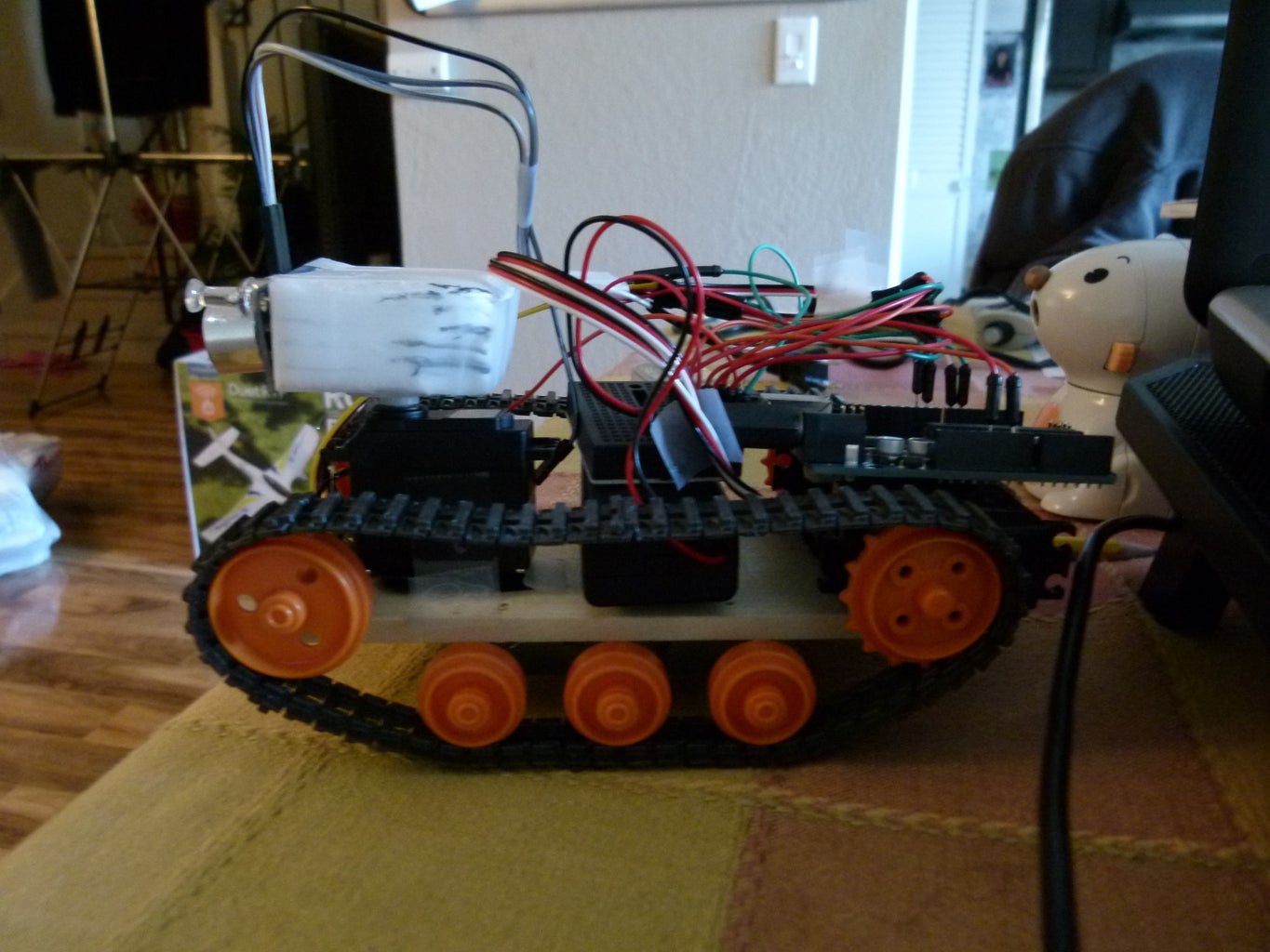 Arduino Obstacle Avoidance Robot New Schematic 5 Steps Instructables