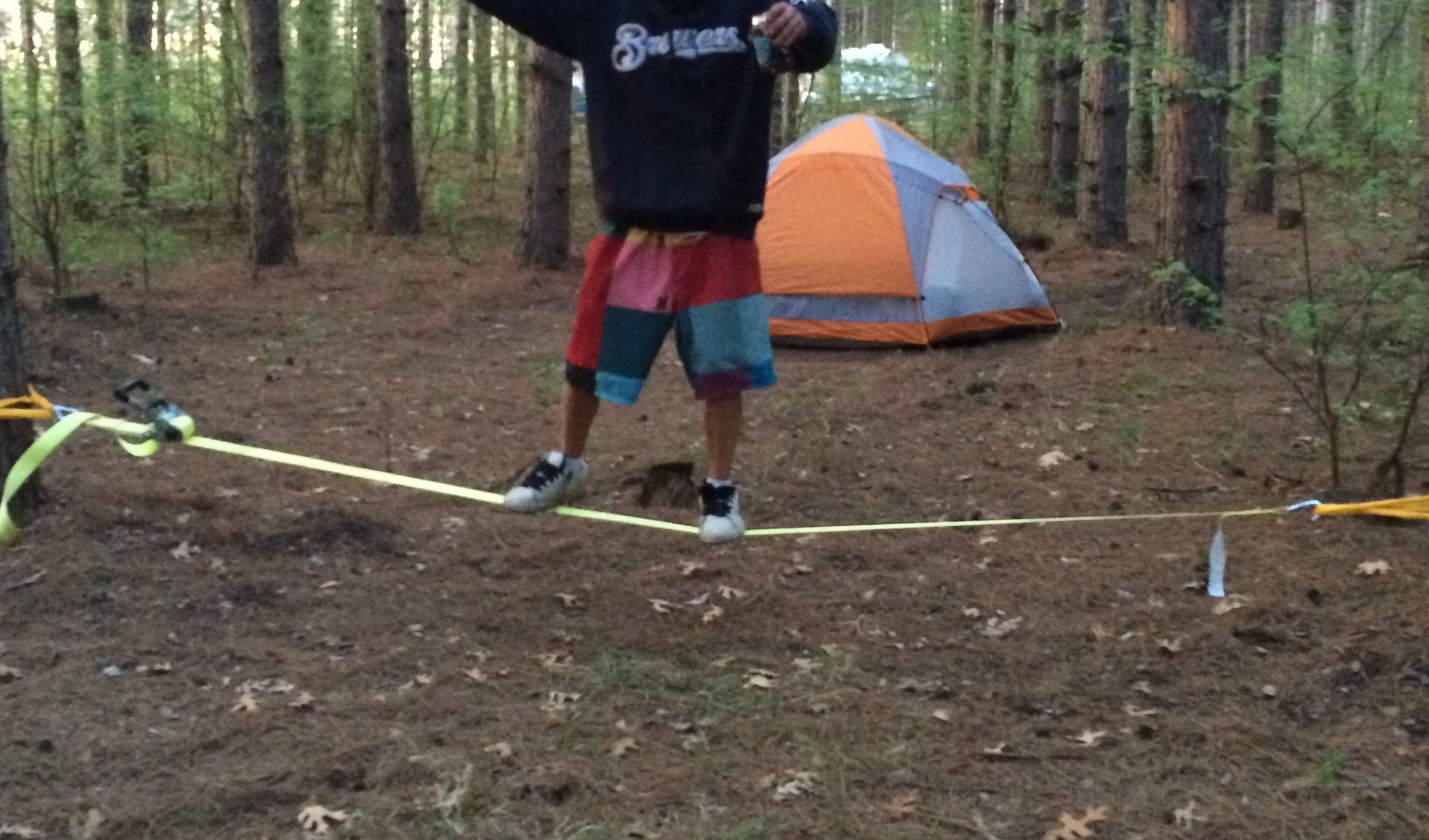 Simple Slackline : 4 Steps - Instructables