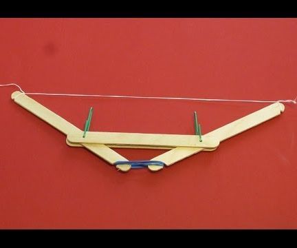 How to Make a Rubber Band Powered Bow - Instructables