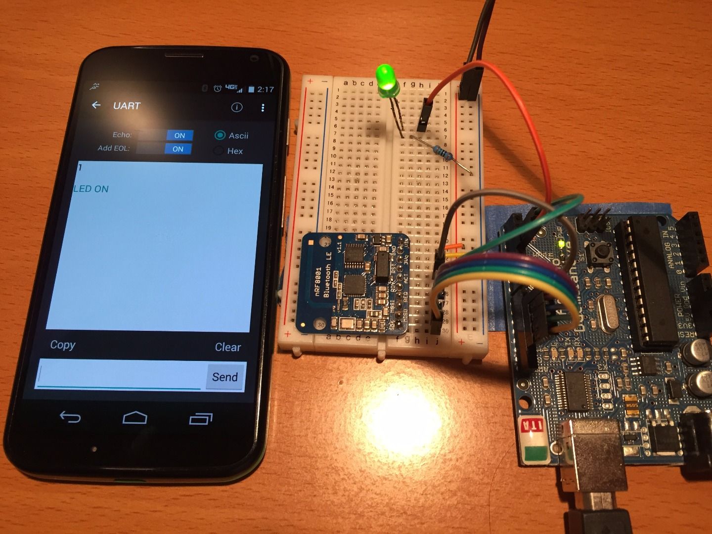 Adding Bluetooth 4.0 to Your Arduino Project [IoT] - Controlled by ...