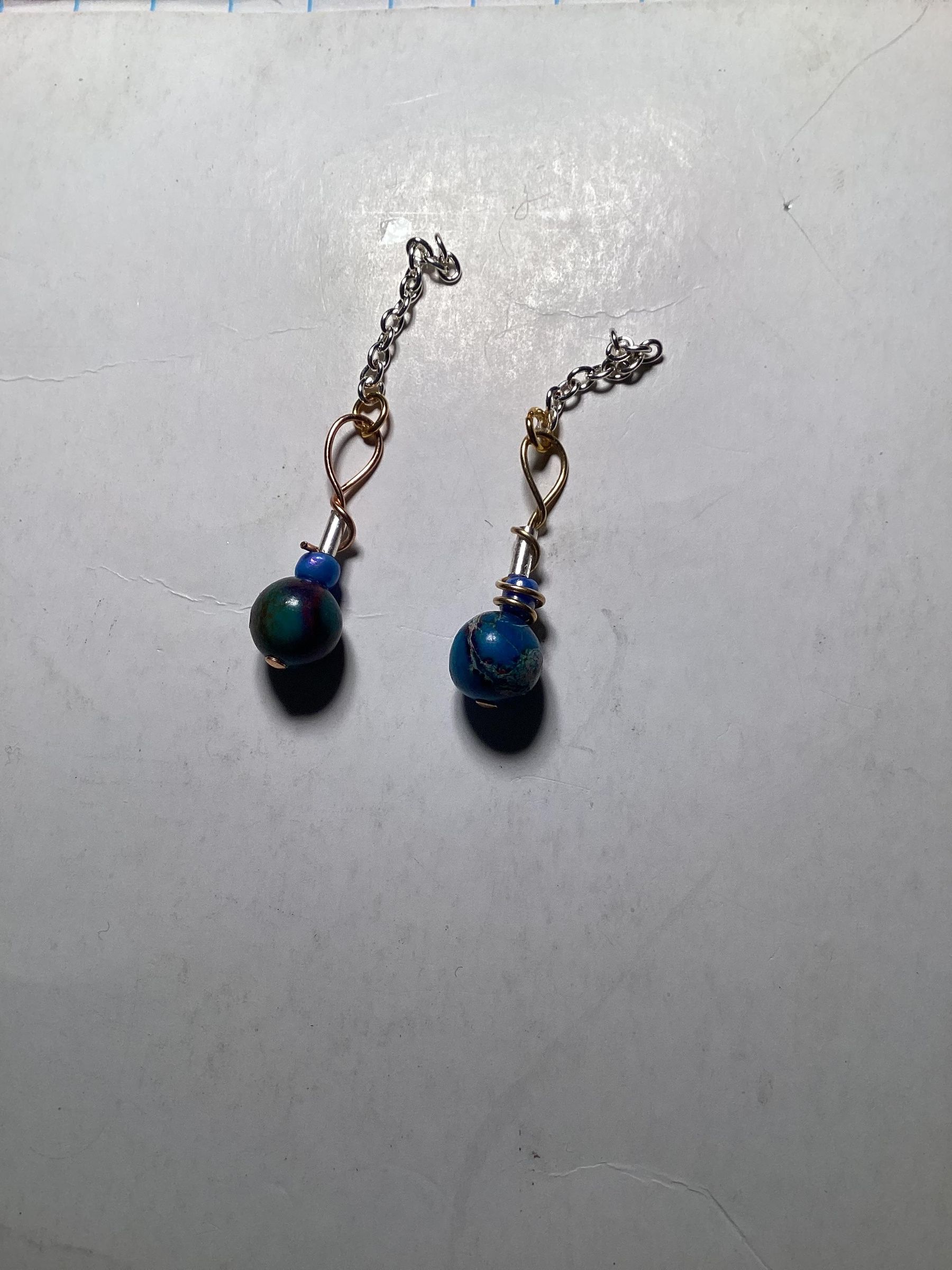 Dangle Bead Earrings : 3 Steps - Instructables