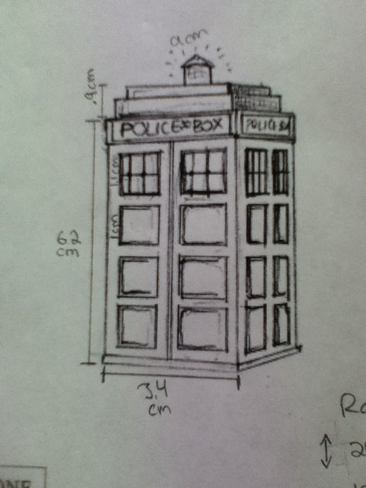 Tardis Drawing Tutorial