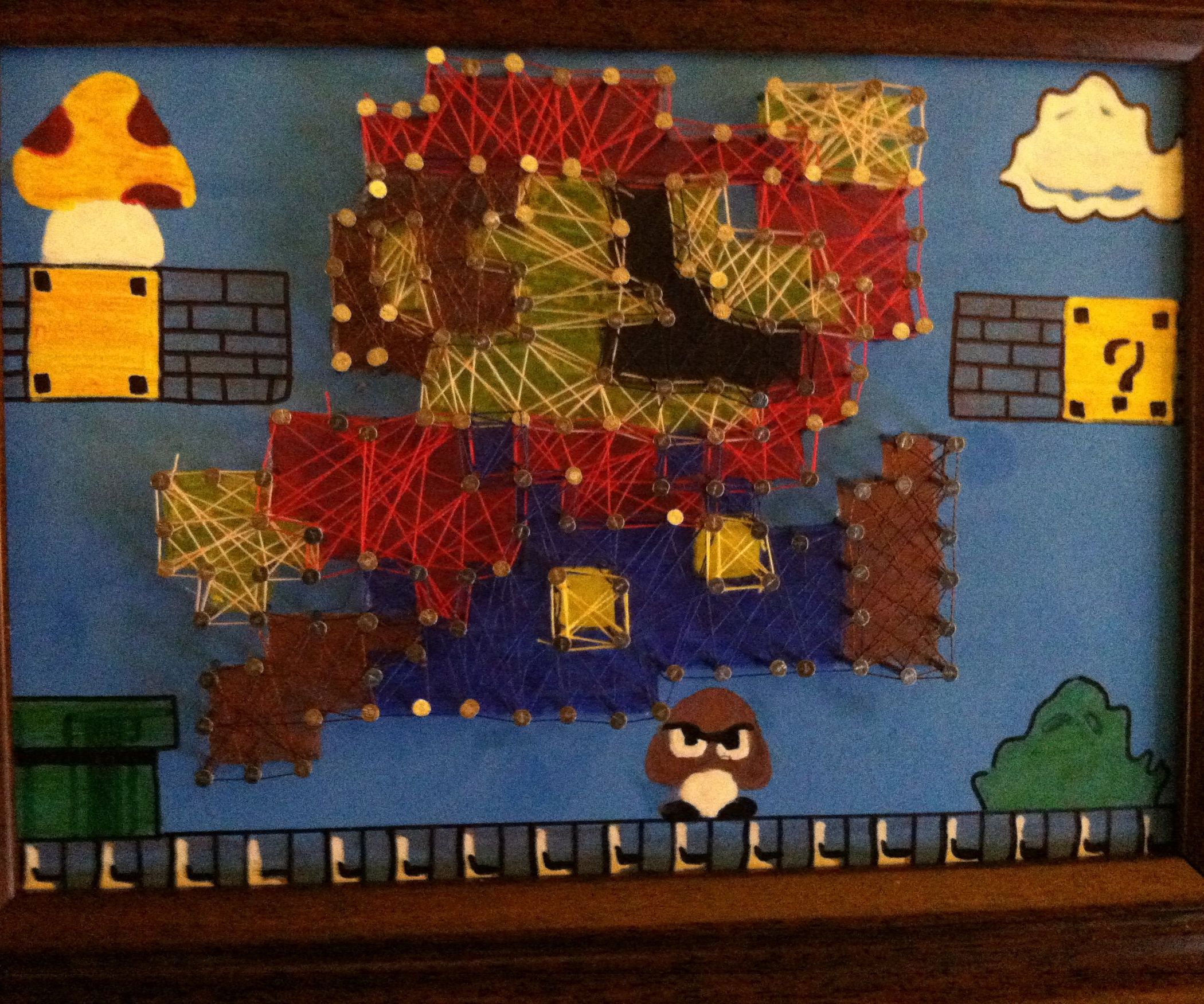 Mario String Art : 5 Steps - Instructables
