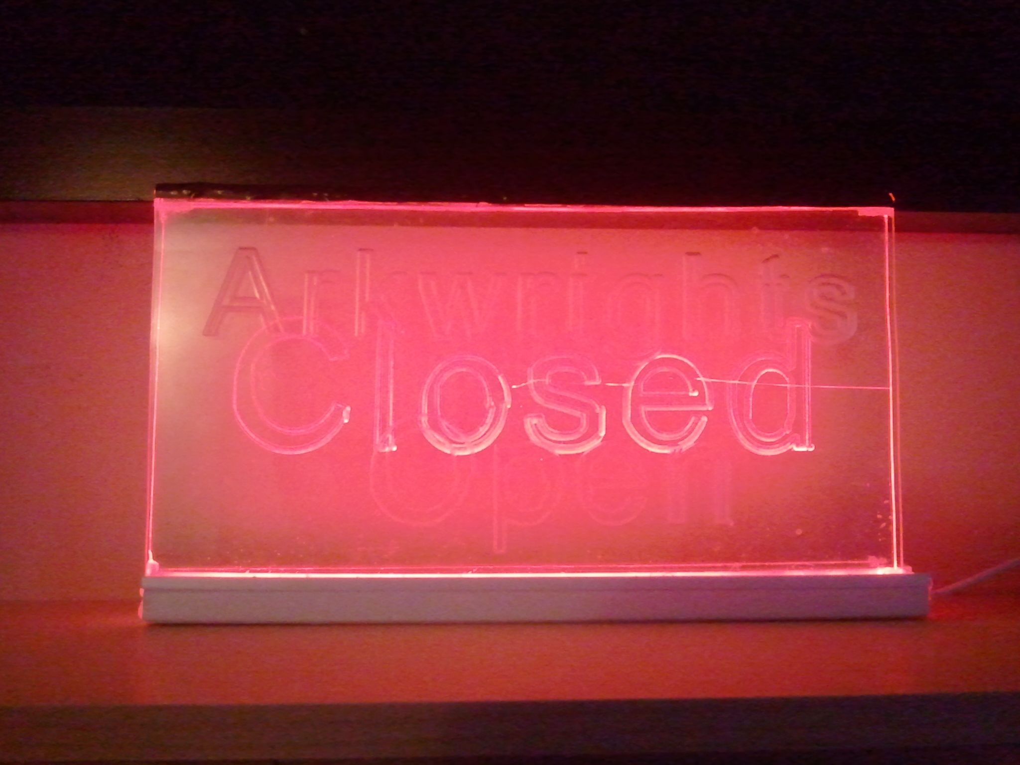 A Quick and Easy Edge Lit Sign - Instructables
