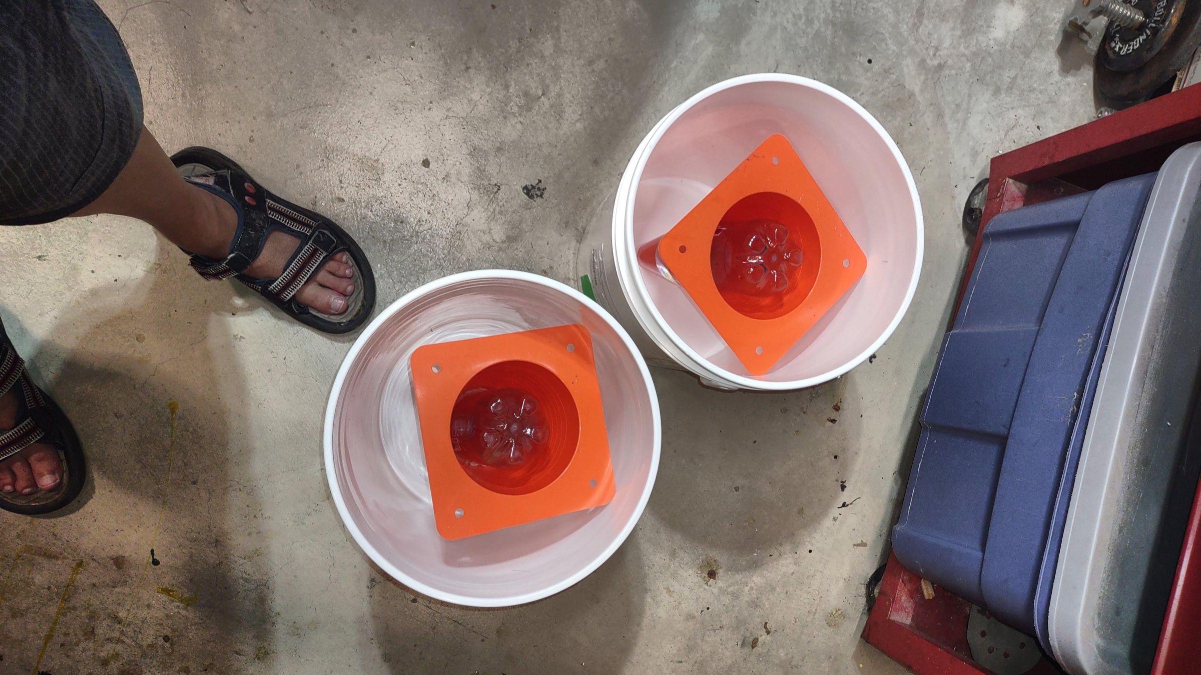 Traffic Cone Floating Buoy From the $1.25 Store With Upcycled Material ...
