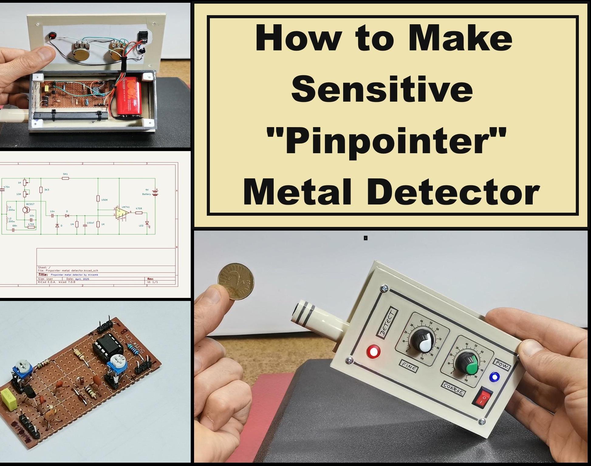DIY Simple Sensitive Pinpointer Metal Detector : 5 Steps - Instructables