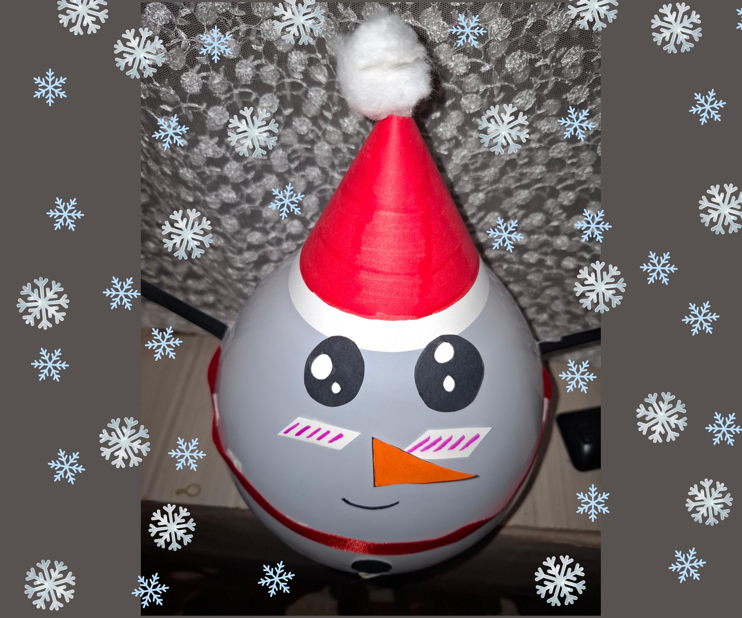 No-Fall Balloon Snowman⛄ (Easy DIY Decor) : 4 Steps (with Pictures ...