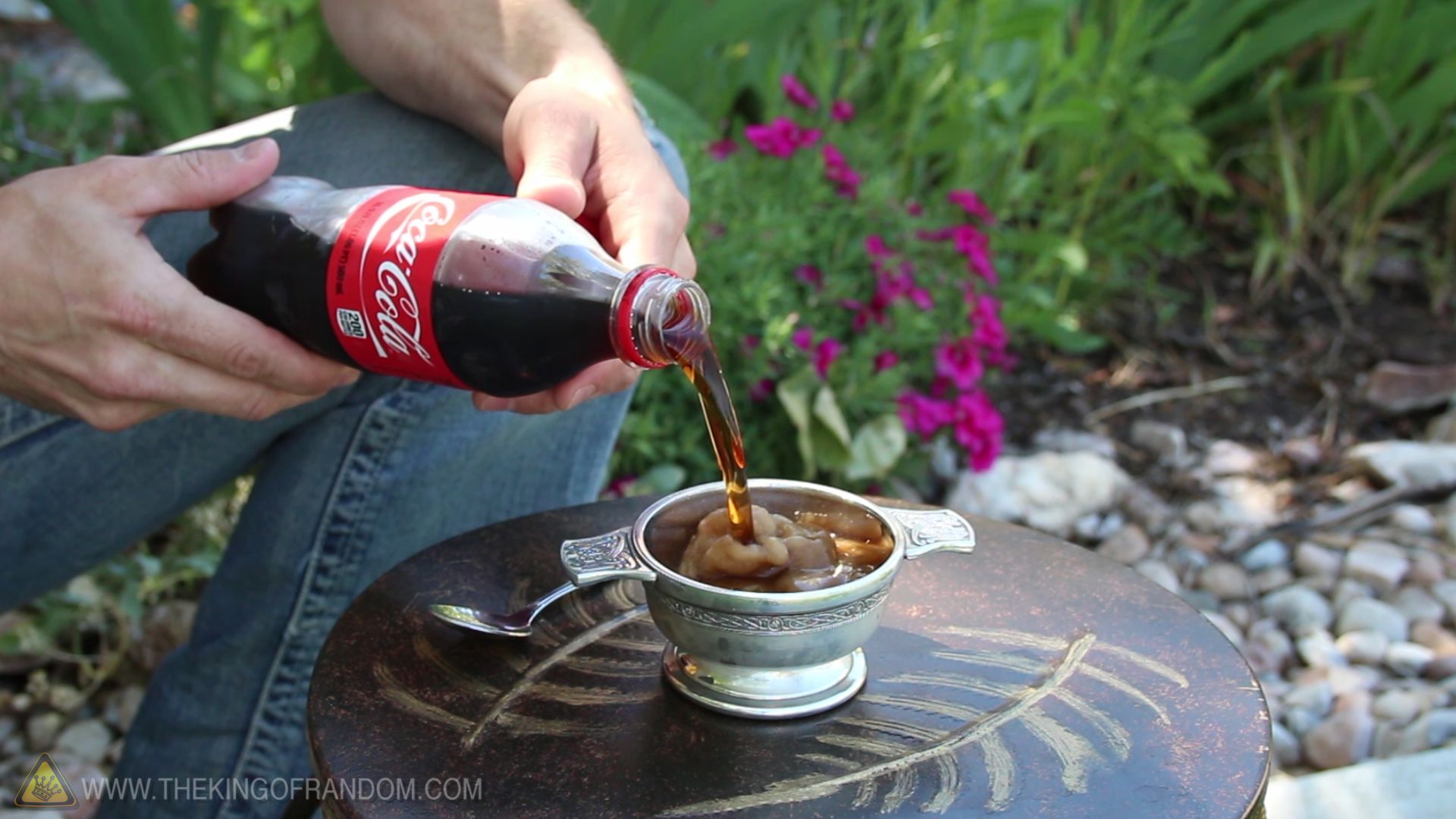 Frozen Coca Cola Bottle