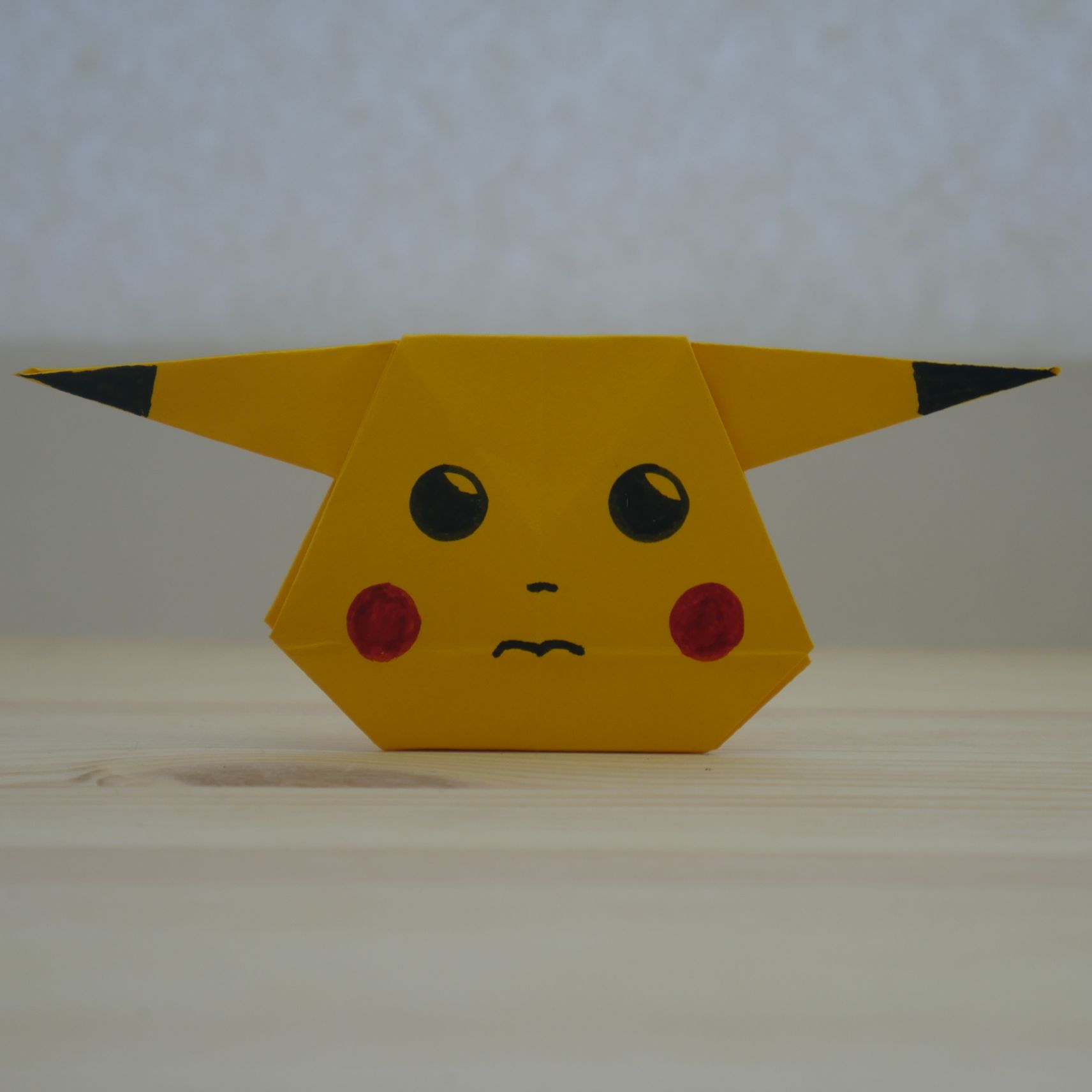 Origami Pikachu : 11 Steps - Instructables