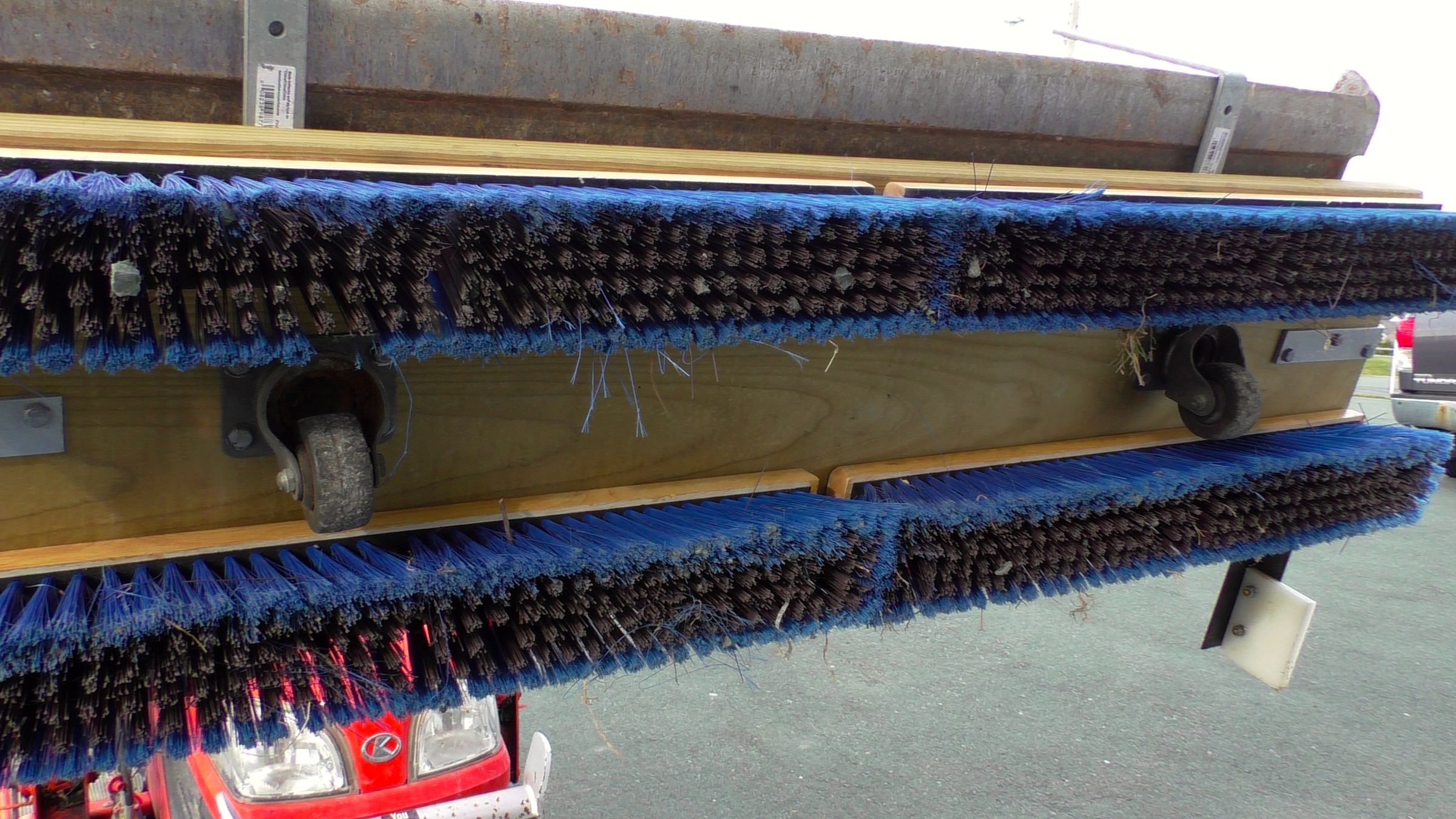 DIY Magnetic Bucket Broom on Kubota BX : 4 Steps (with Pictures ...