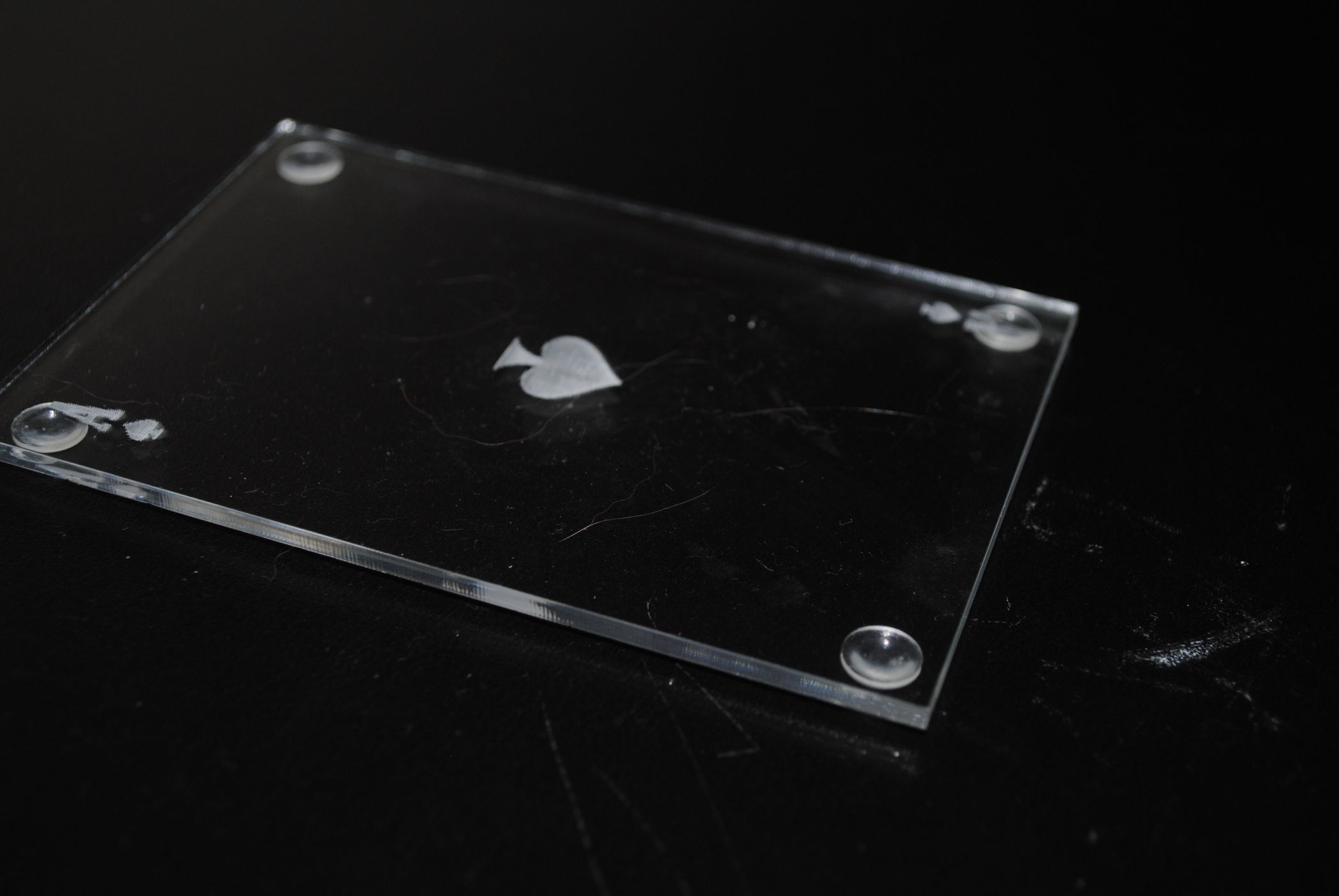 Acrylic Ace of Spade Coasters: I Made It at TechShop - Instructables