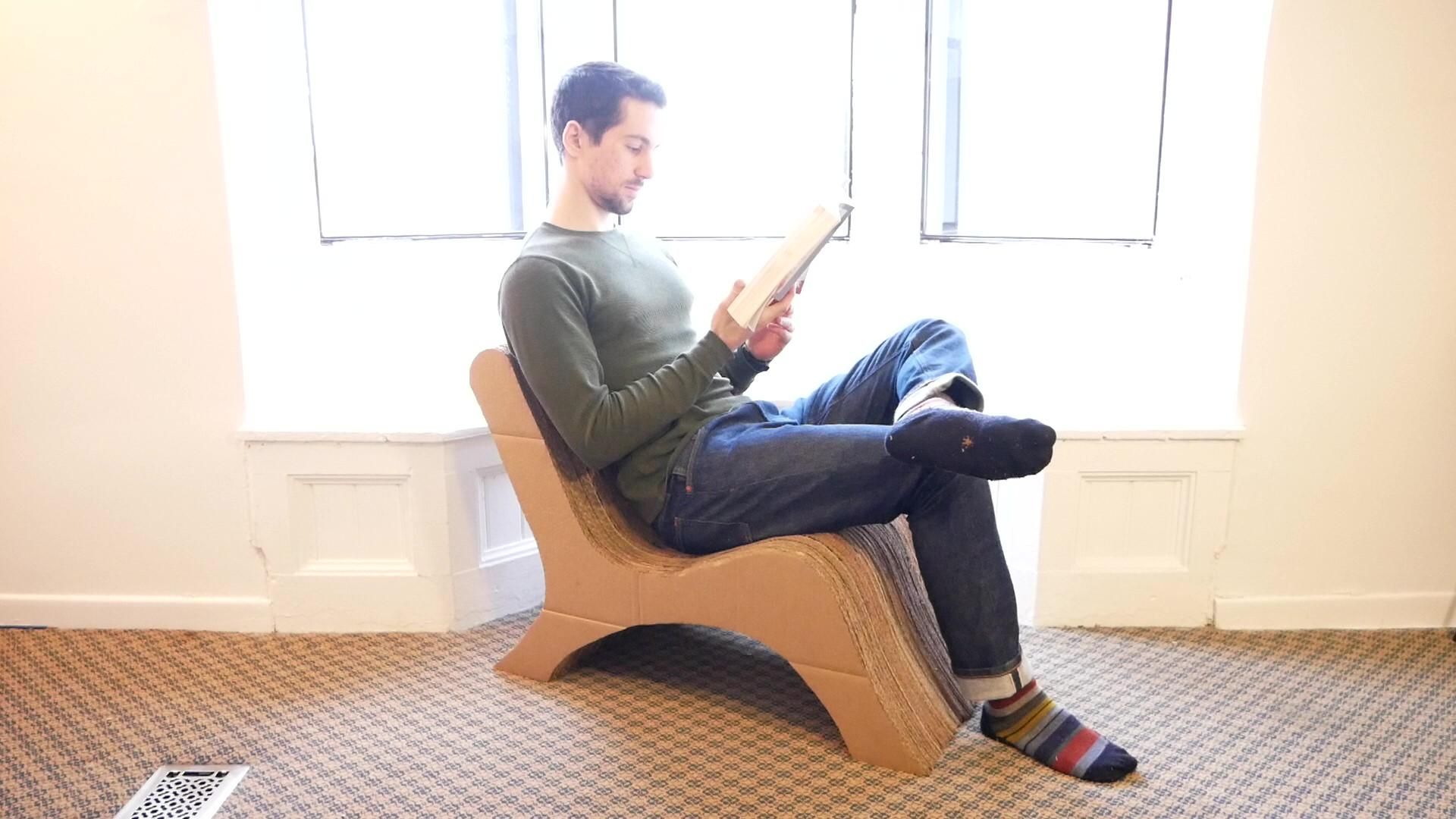 Modern Cardboard Chair : 5 Steps (with Pictures) - Instructables