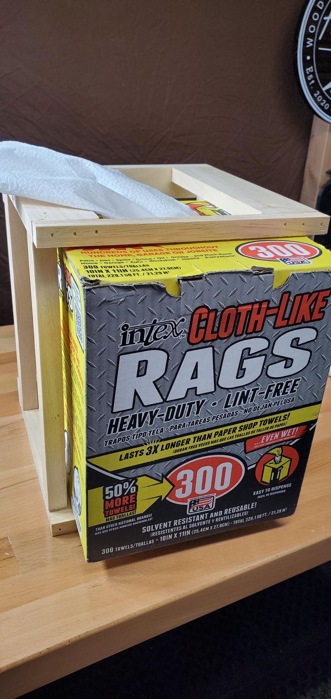 Shop Towels & Rag Storage Dispenser : 9 Steps - Instructables