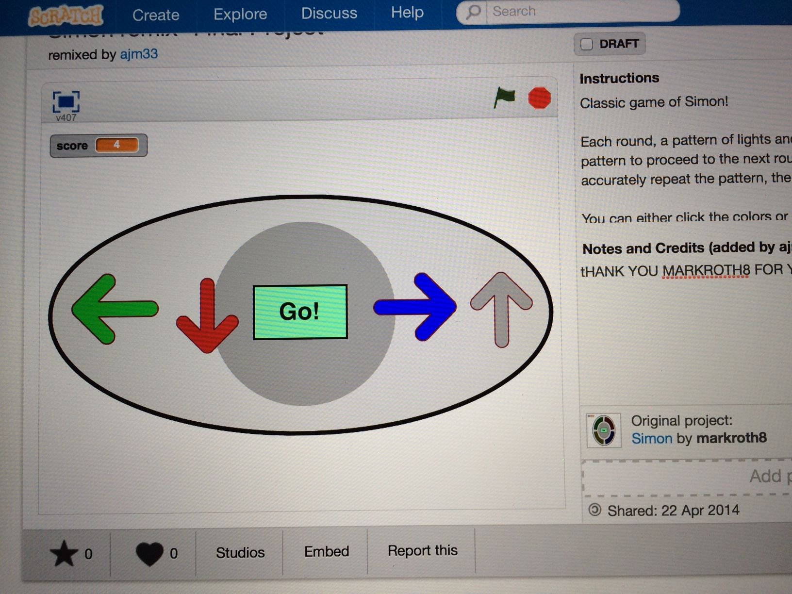 Simon Says Game With Unique "twister" Controller : 5 Steps - Instructables