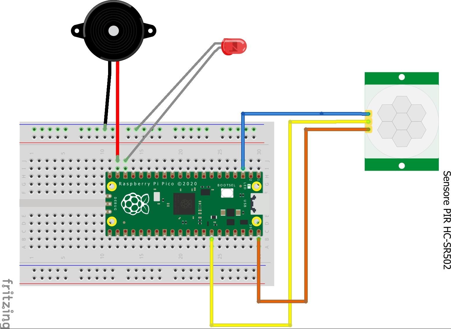 How to Make Burglar Alarm Using Raspberry Pi | Keep Thief's Away! : 5 ...
