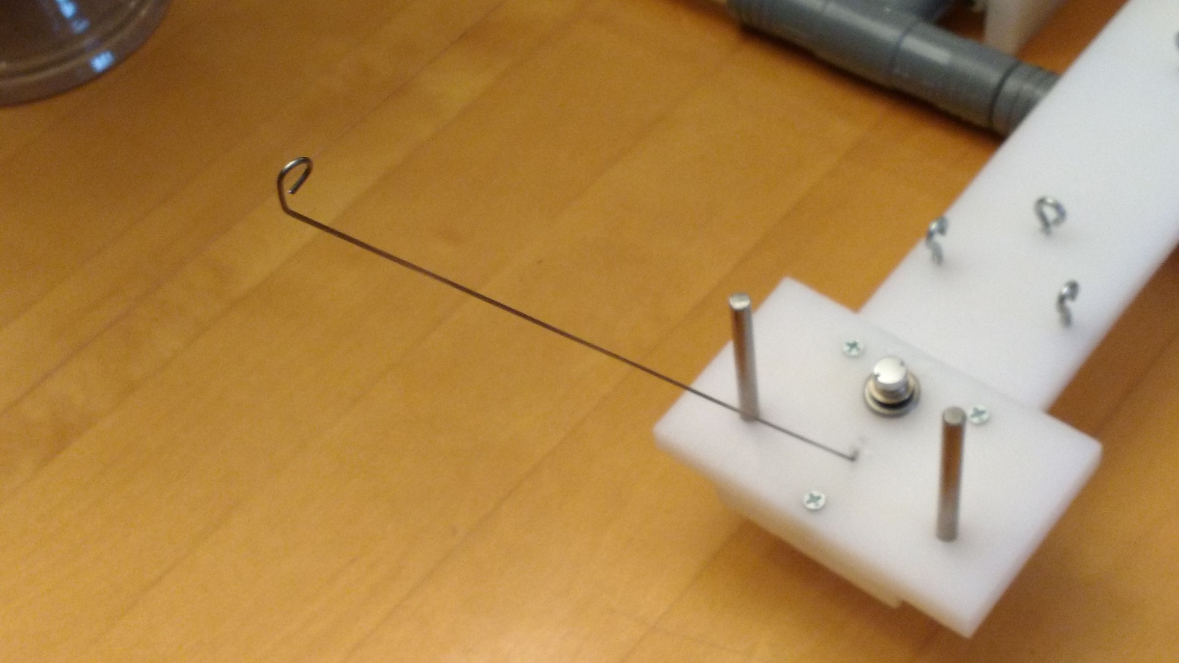 Fishing Rod Wrapping Jig Made From Crutches & HDPE Cutting Board : 8 ...
